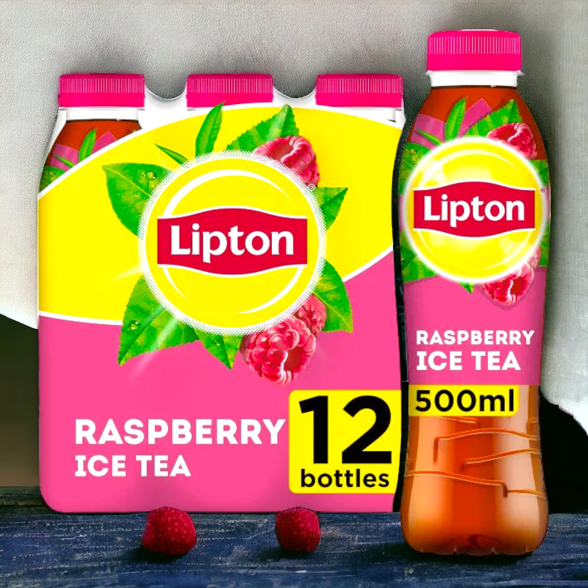 Lipton Raspberry Ice Tea 500ml (Pack of 12) : Amazon.co.uk: Grocery