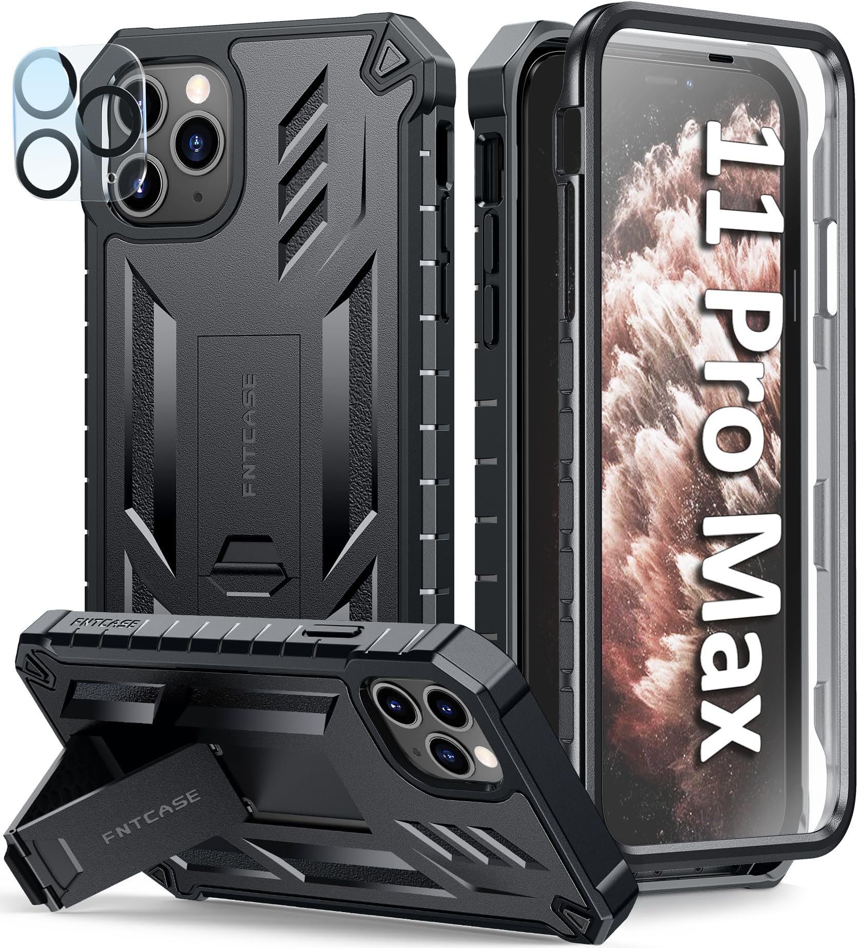 Amazon.com: iPhone 11 Pro Max Case,360 Full Body Protective Cover Heavy ...