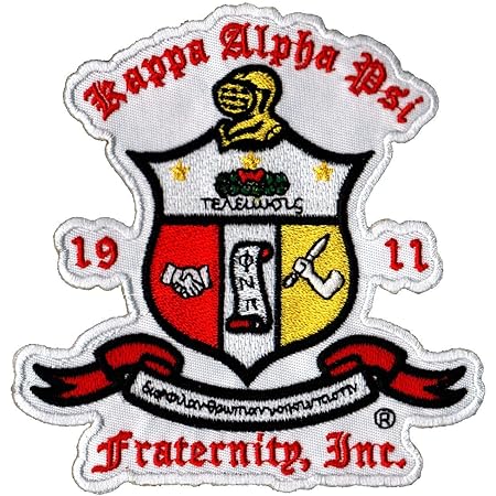Amazon.com: Kappa Alpha Psi Fraternity 2 7/8 Inch Embroidered Appliqué ...