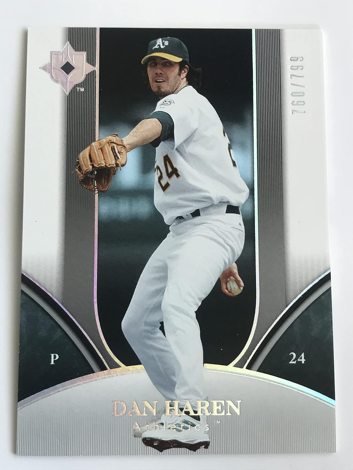 Amazon.com: Dan Haren #763/799 (Baseball Card) 2006 Ultimate Collection ...
