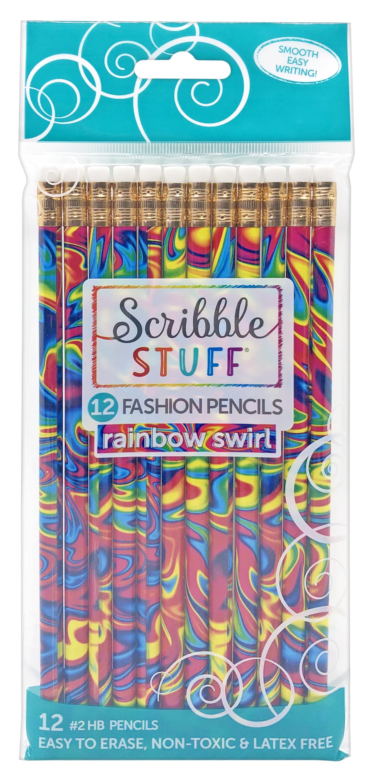 Snapklik.com : Scribble Stuff Fashion Pencil Pack, Rainbow Swirl ...
