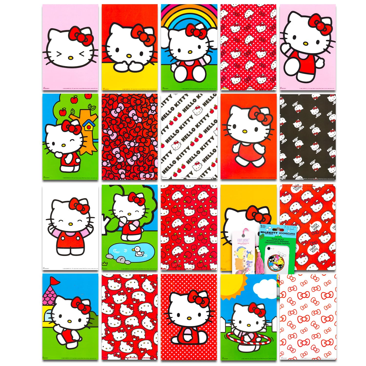 Amazon.com: Mini Hello Kitty Posters - Hello Kitty Poster Collage ...
