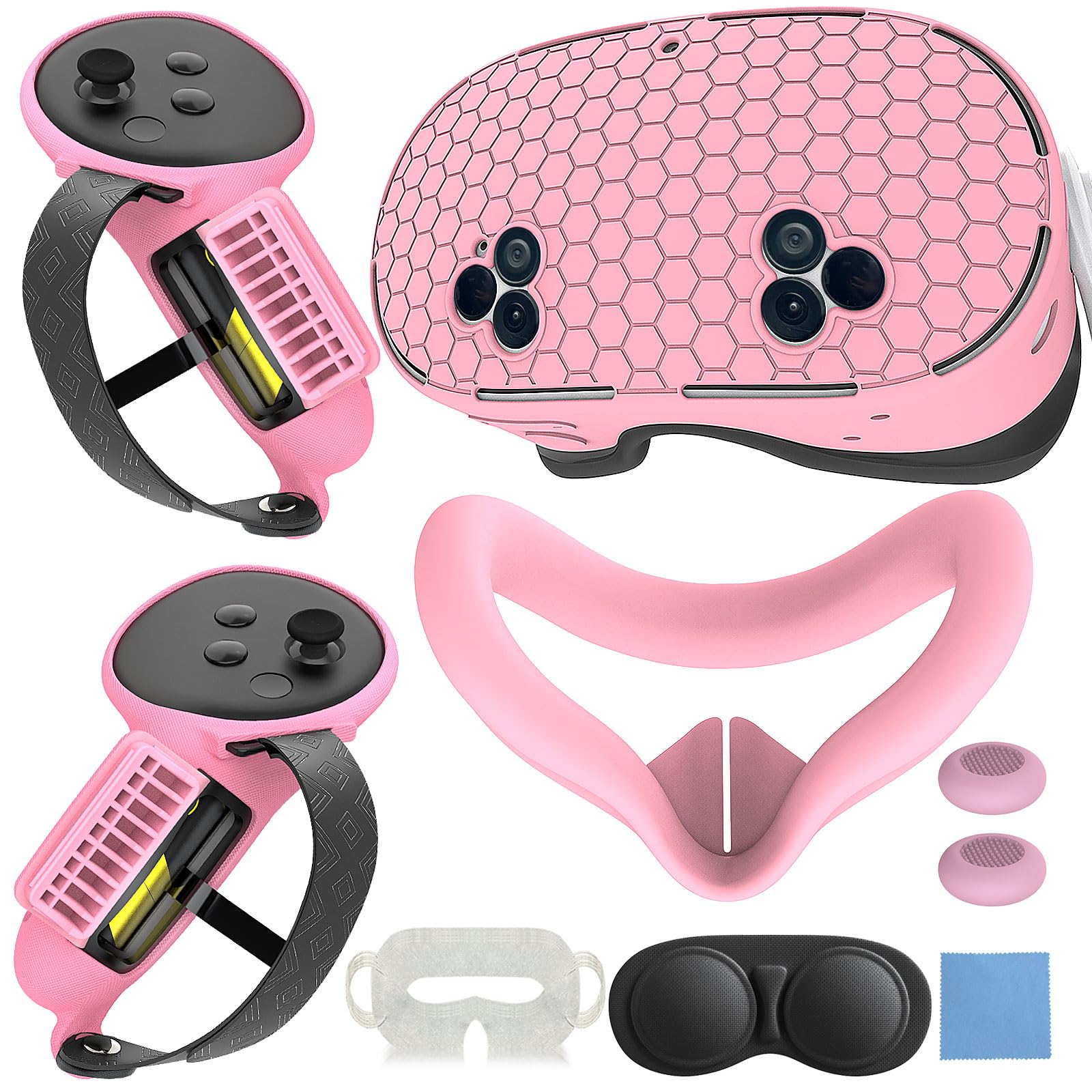Amazon.com: VR Silicone protective Cover Set accessories Compatible ...