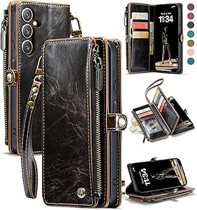 Amazon.com: Defencase Compatible with Galaxy A16 5G Case Wallet with RFID Blocking Card Holder ...