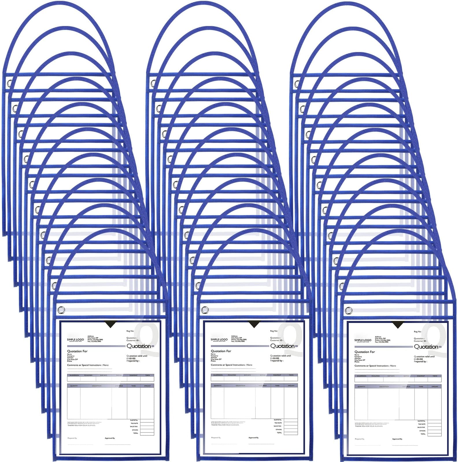 Amazon.com : Geyee 50 Pack Job Ticket Holders Work Order Pockets for 9 ...