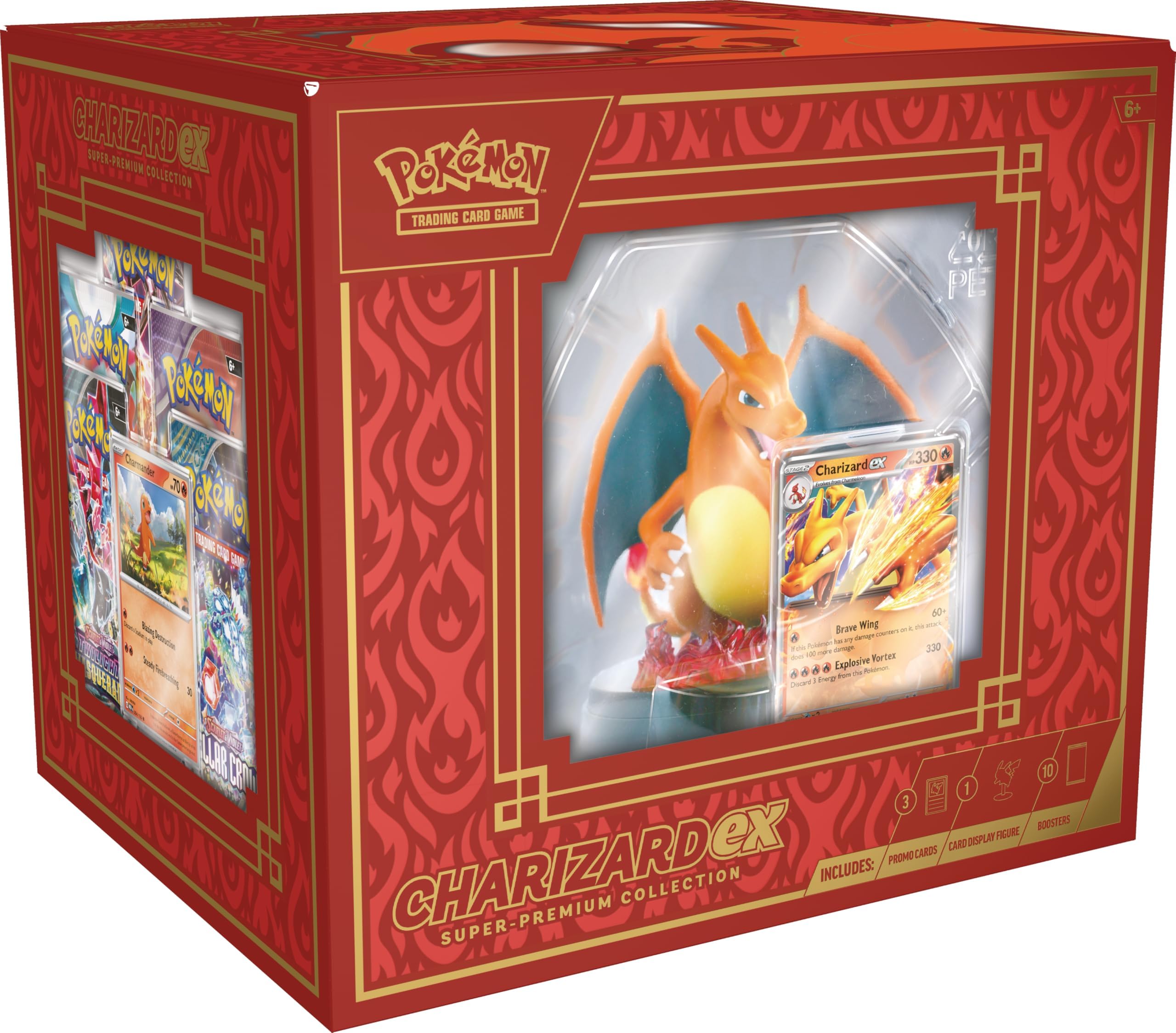 Pokémon TCG: Charizard ex Super-Premium Collection (3 Foil Promo Cards ...
