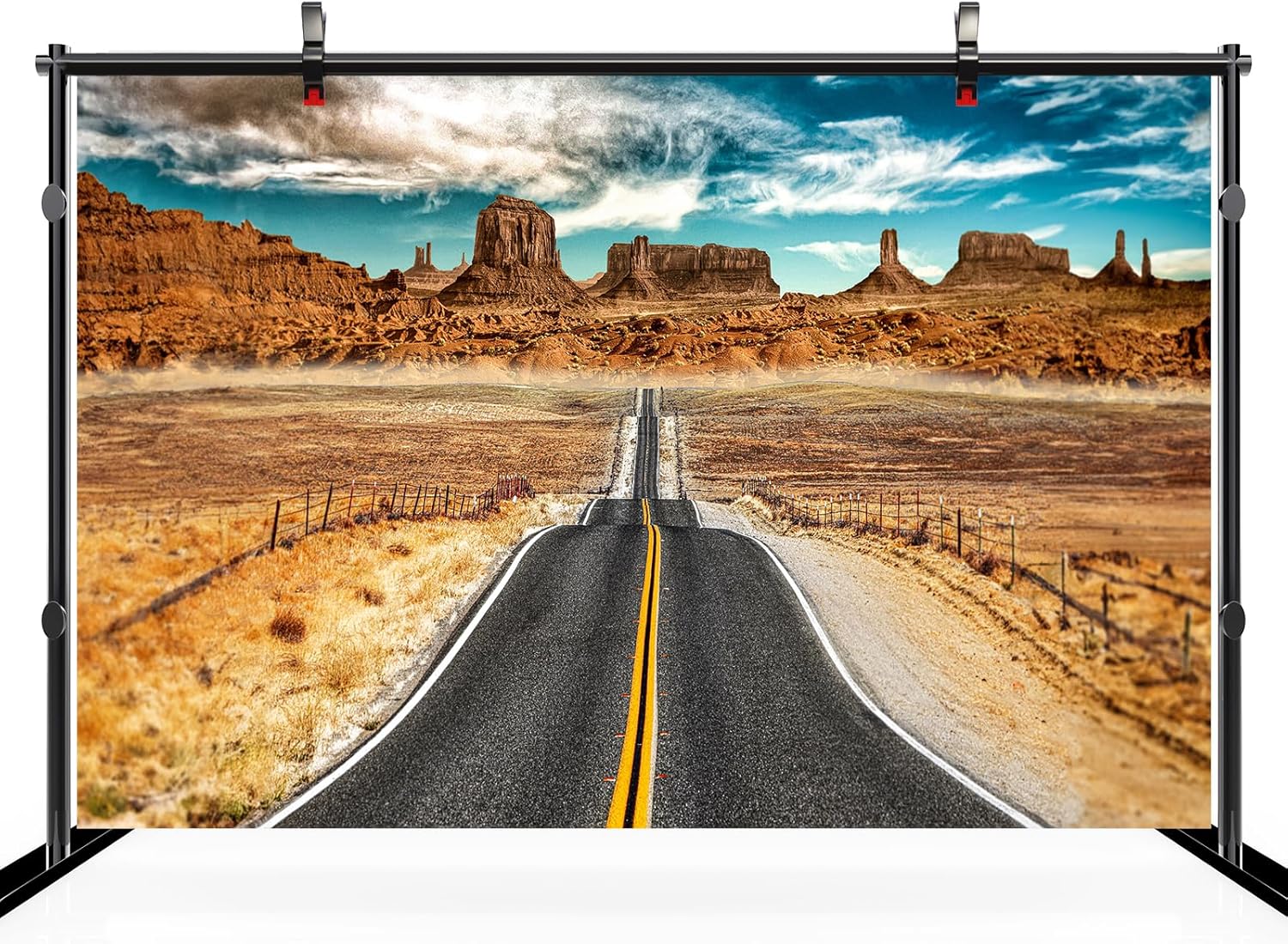 Amazon.com : CHNYWORK 9ftx6ft US Route 66 Backdrop National Scenic ...