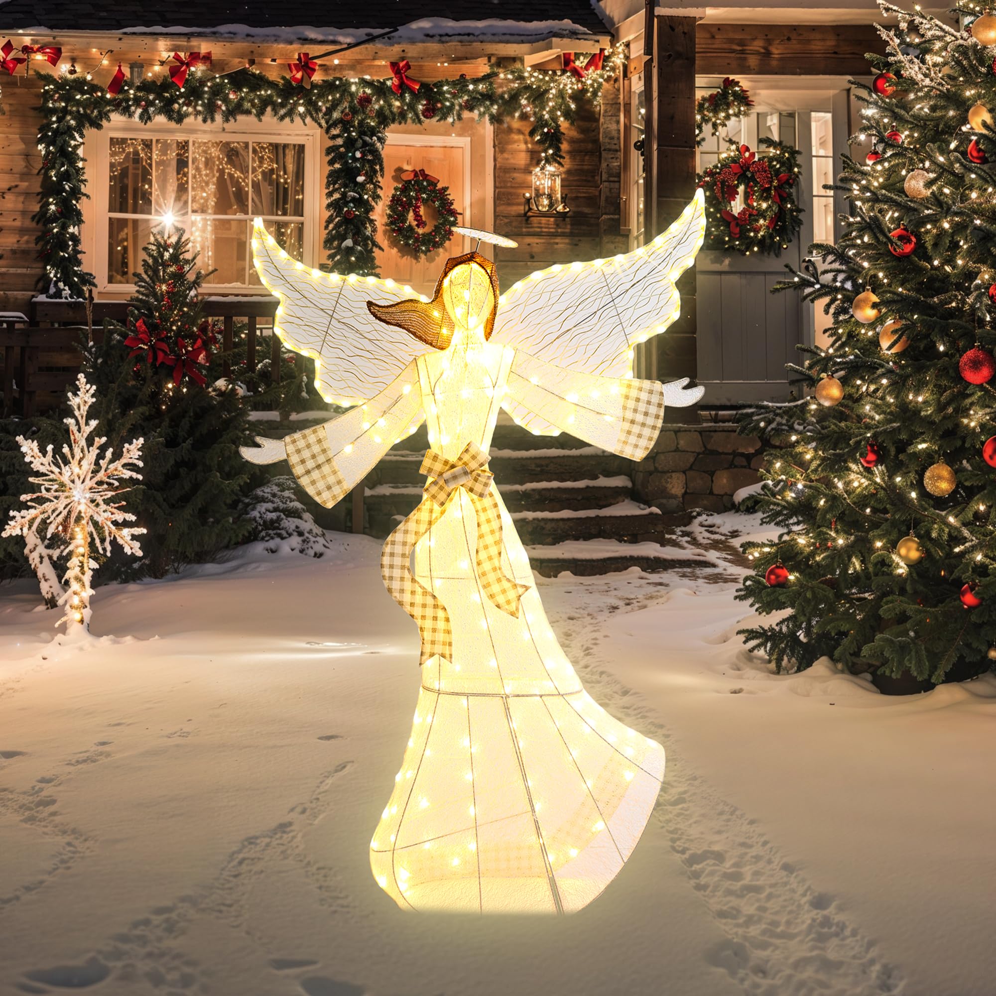 Snapklik.com : GENIMO Wings Angel Outdoor Christmas Decorations,Family ...
