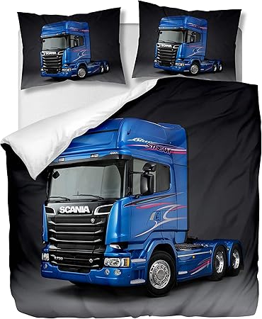 OliveSleep Truck Scania Duvet Cover Set Double Size,Quilt Cover Set ...