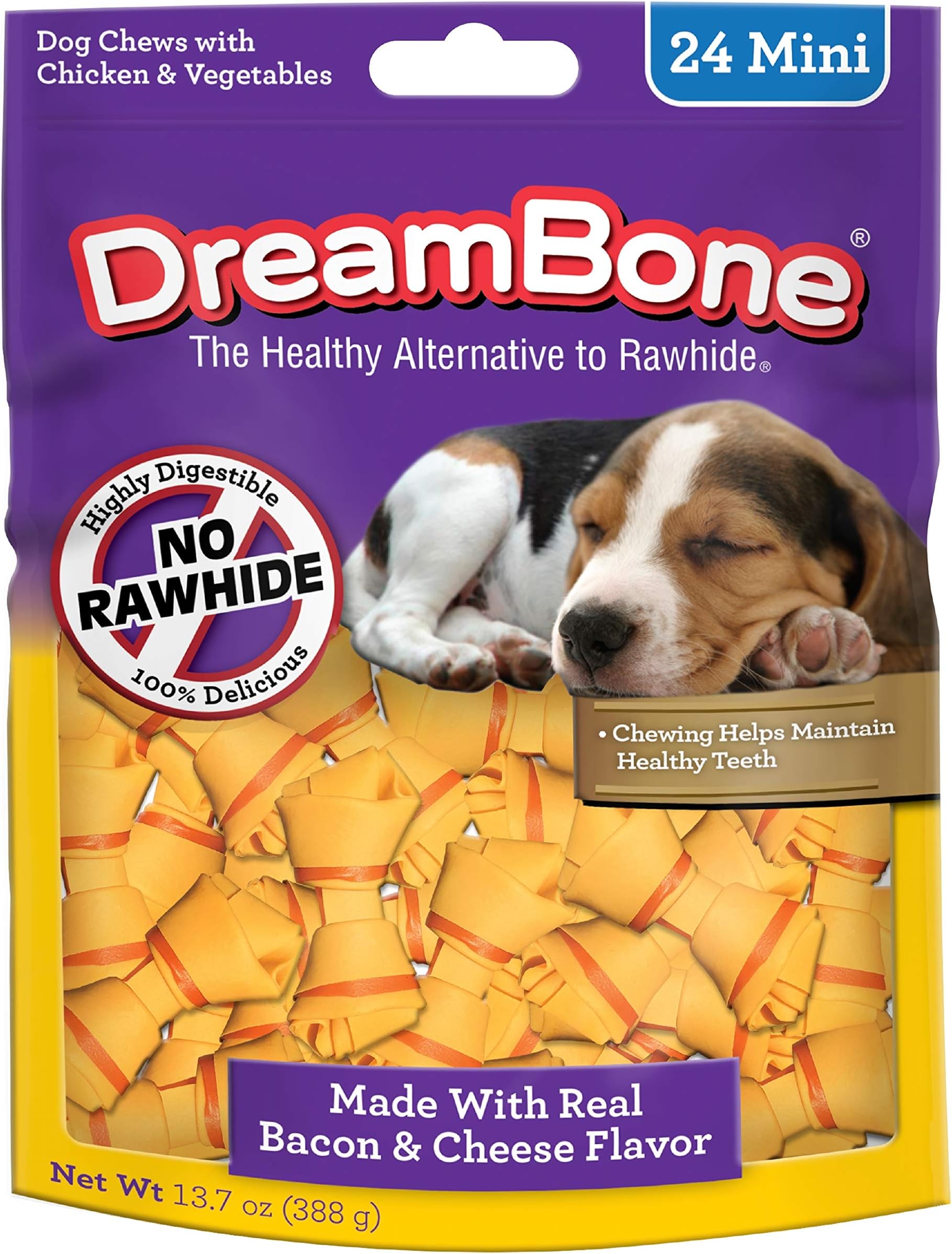 Amazon.com : Pig Ears Dog chew Bacon and Cheese Flavor | with Real ...