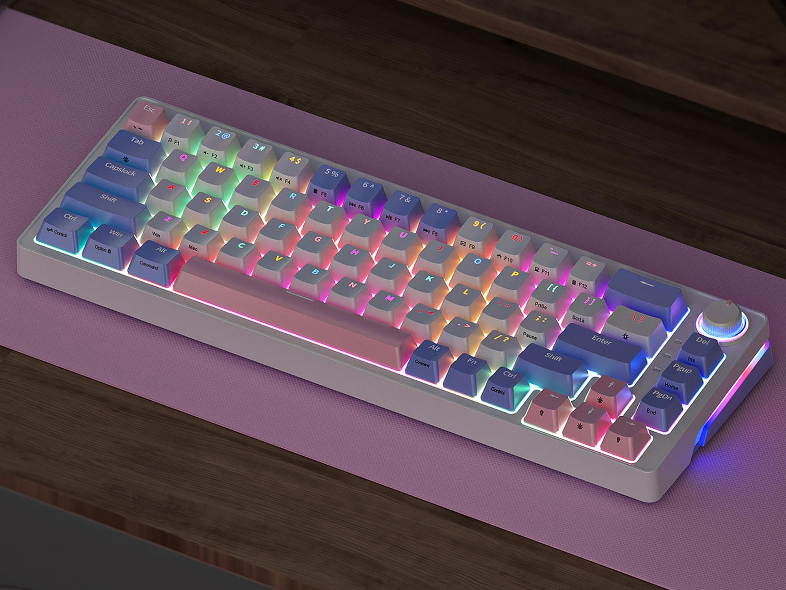 Buy SAMA SM68 Wired Gaming Mechanical Keyboard Type C 2.4G Bluetooth ...