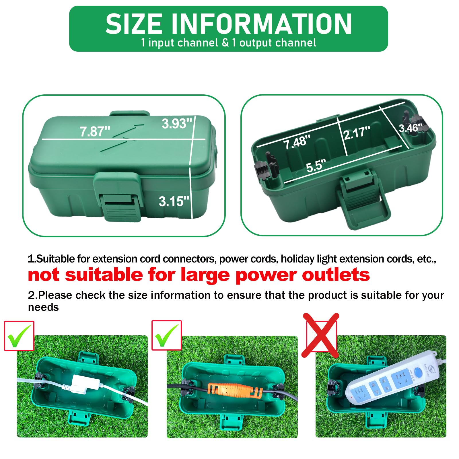Snapklik.com : 1PCS Weatherproof Electrical Connection Box, Outdoor ...