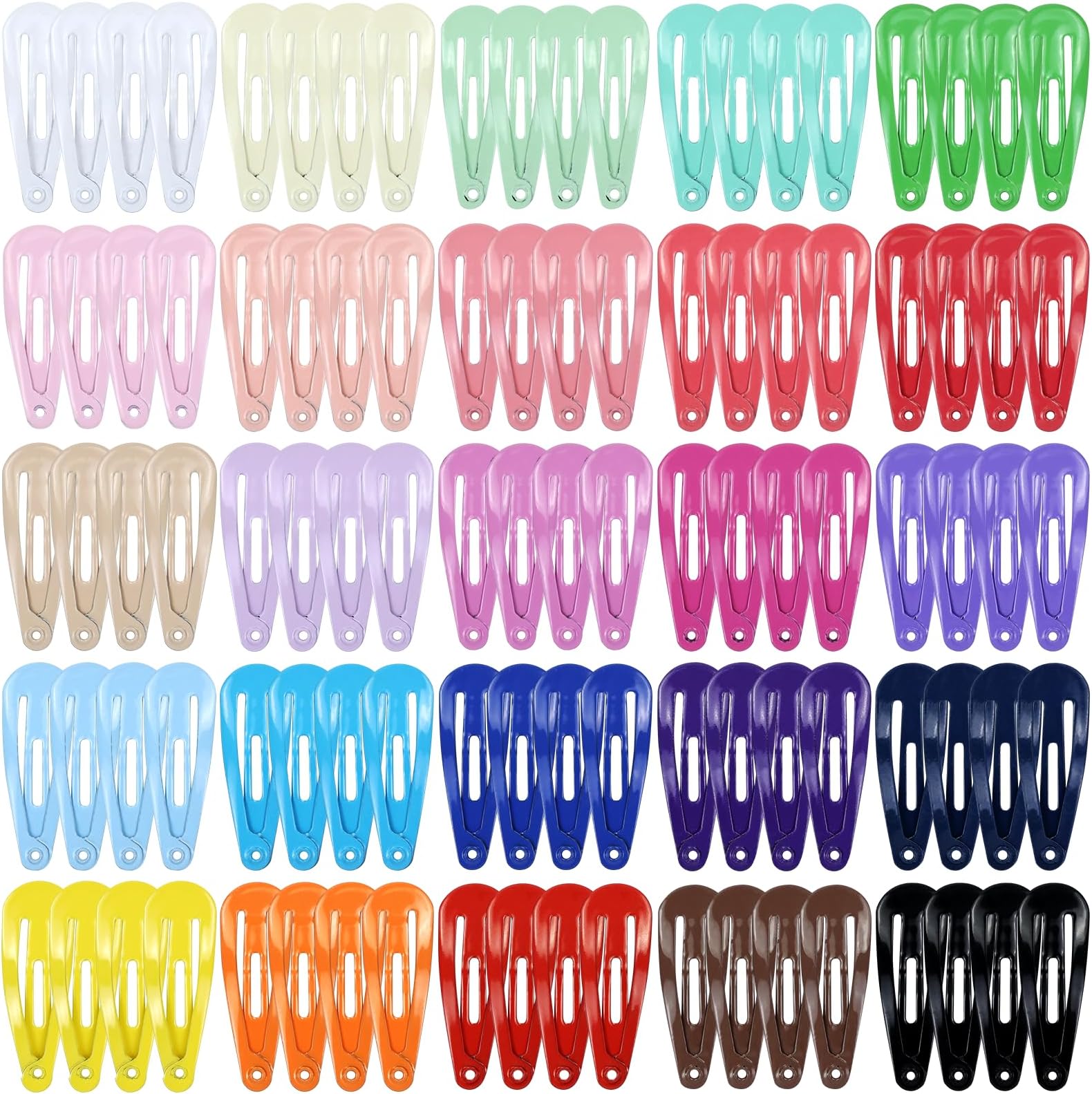 Amazon.com : Zlongron various colored little hair clips for women ...