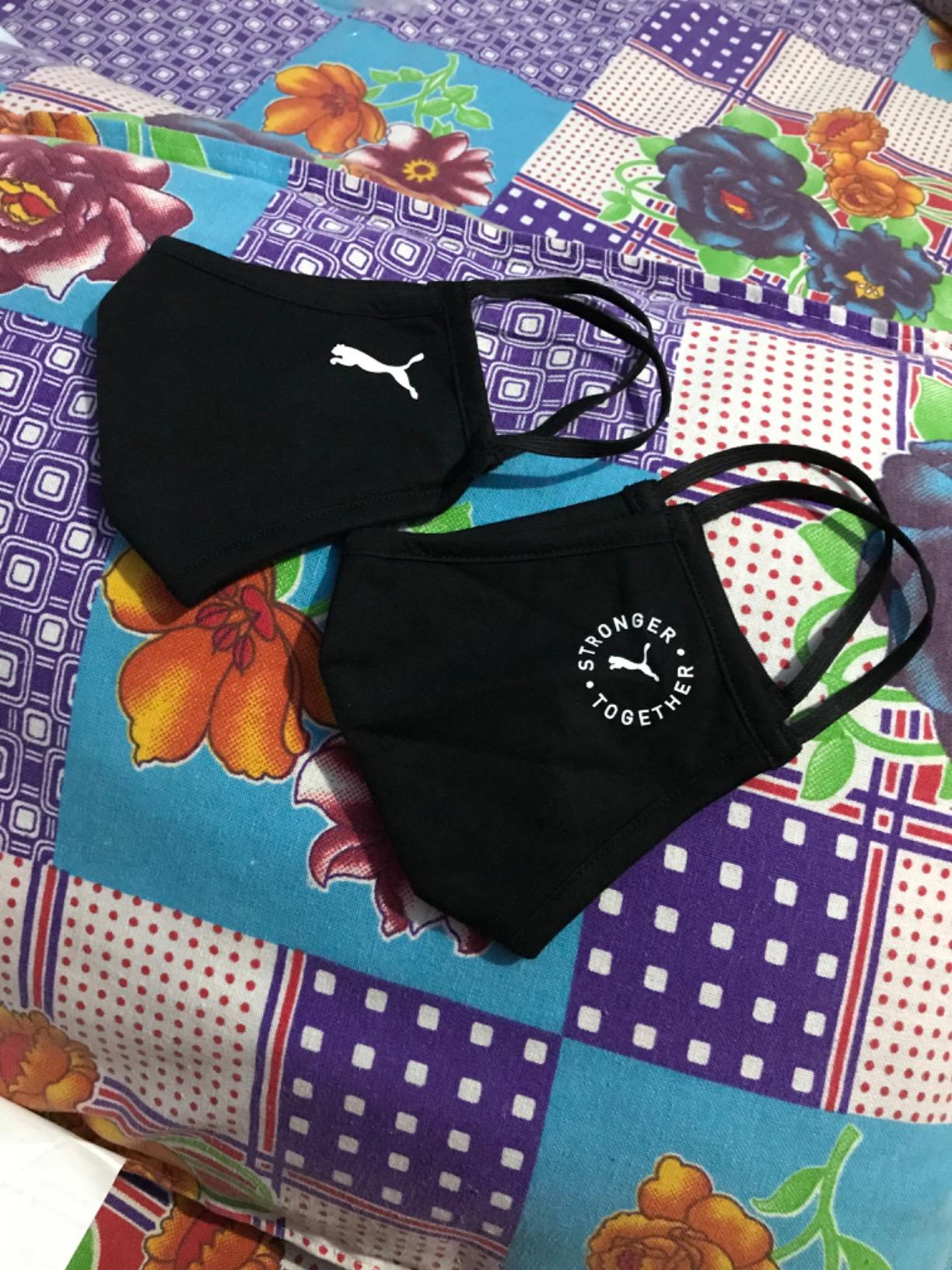 Puma Men's Face Mask (Pack of 2) (5409501_Black_x) : Amazon.in: Health ...