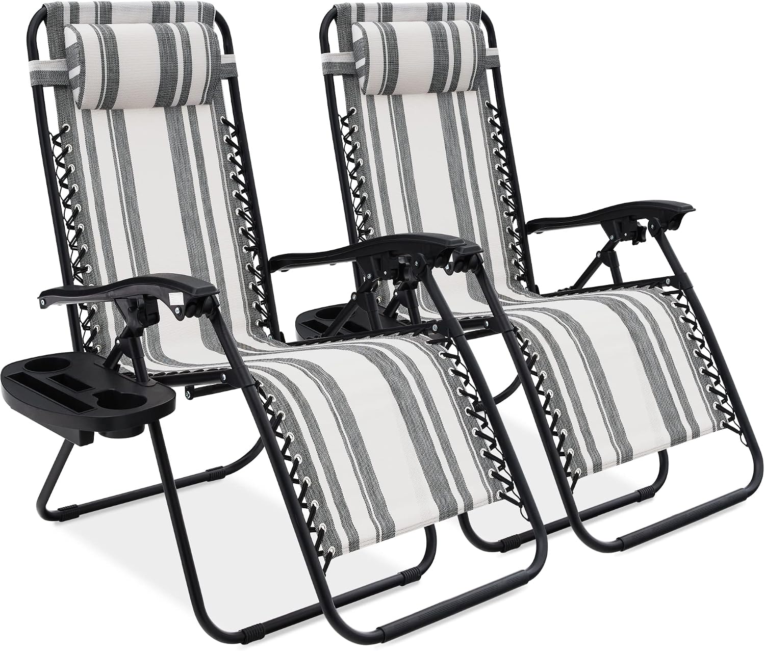 Amazon.com: Best Choice Products Set of 2 Adjustable Steel Mesh Zero ...