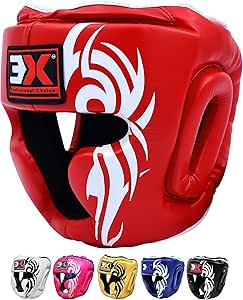 3X Sports Kids Headguard for Boxing, Sparring Helmet Head Guard for ...