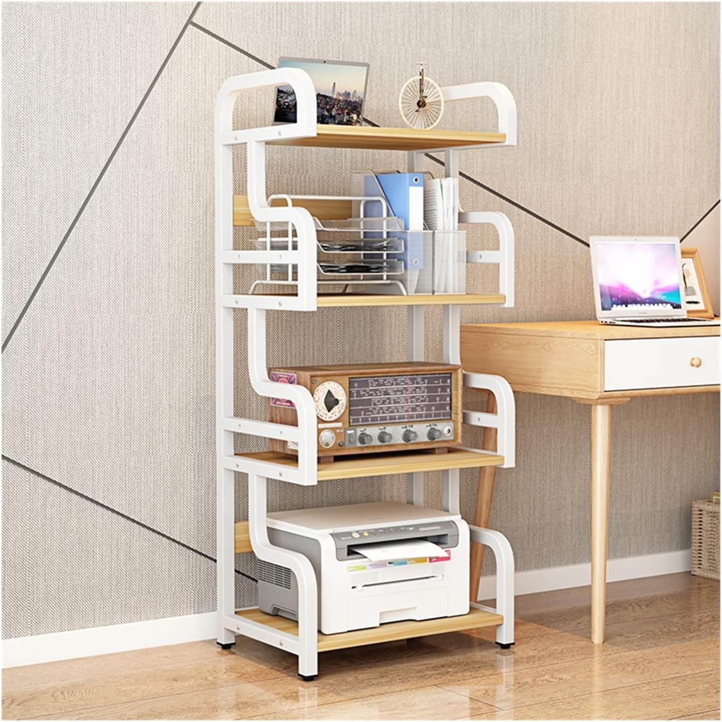 Amazon.com: moisture Office Printer Stand Home Printer Rack Shelf Floor ...