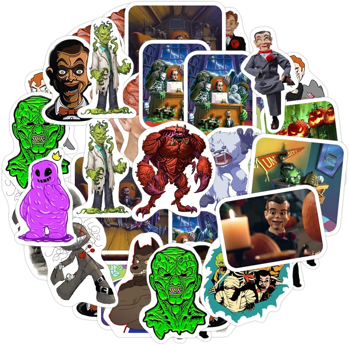 Amazon.com: 20 Pcs Stickers Pack Goosebumps Aesthetic Vinyl Colorful ...