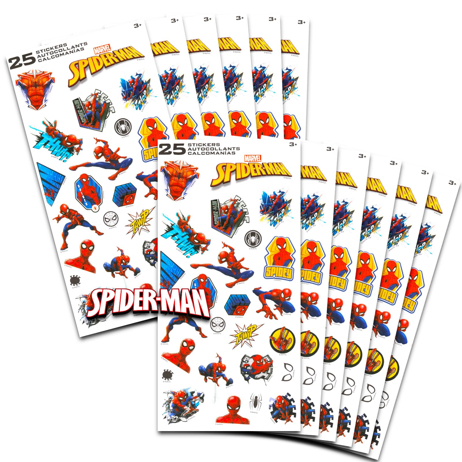 Trends International Sandylion Spider Man Sticker Party Pack Spider Man ...