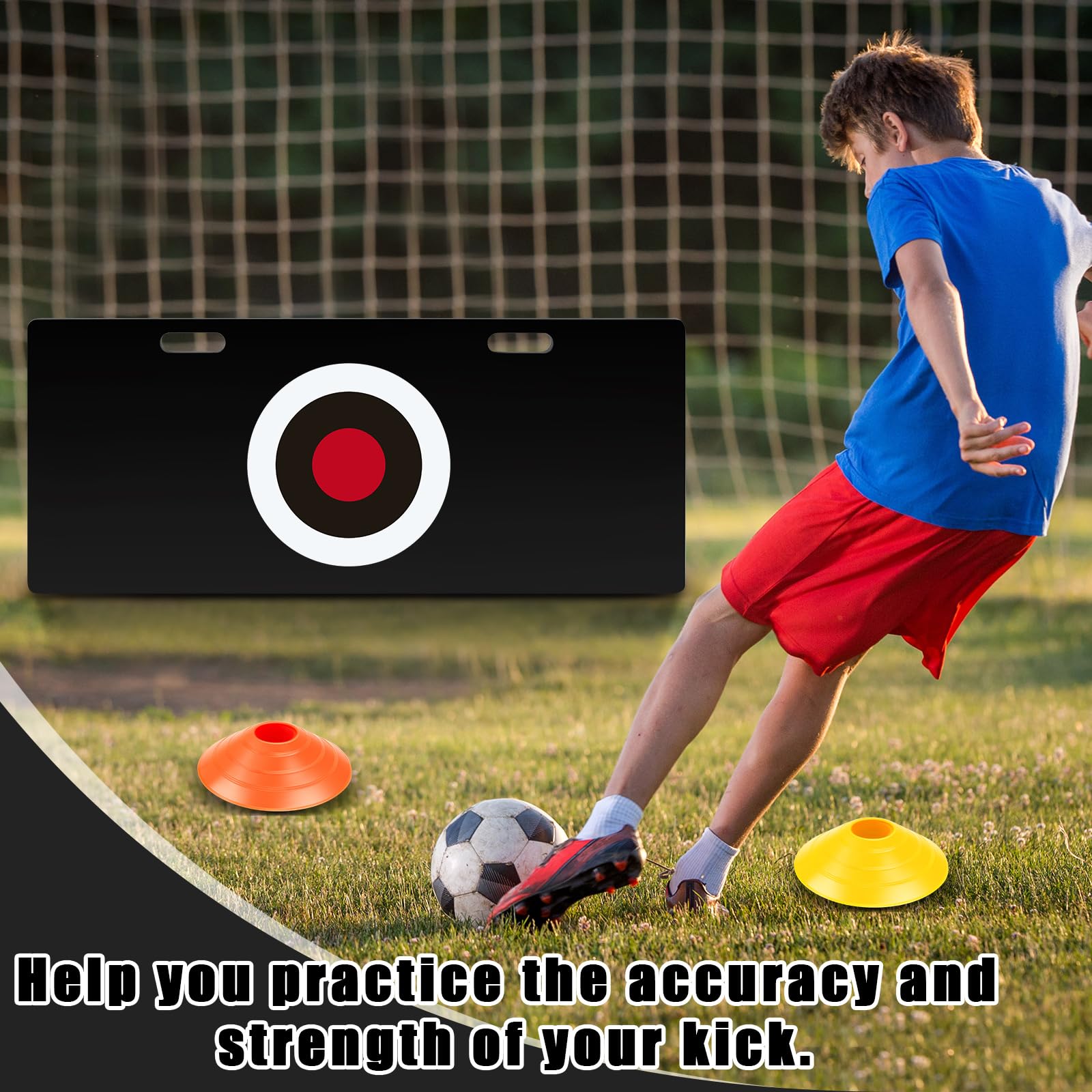 Leyndo Soccer Rebounder Board 40" x 16" Foldable Football Wall ...