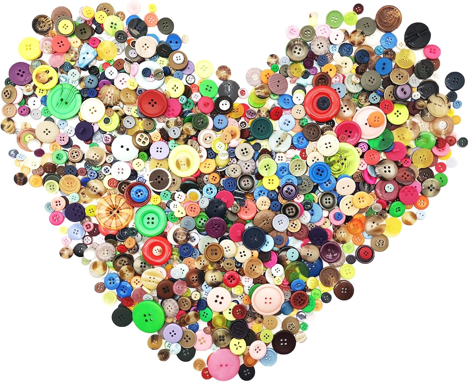 Amazon.com: 600-700Pcs Multicolor Buttons for Crafts Assorted Colored ...
