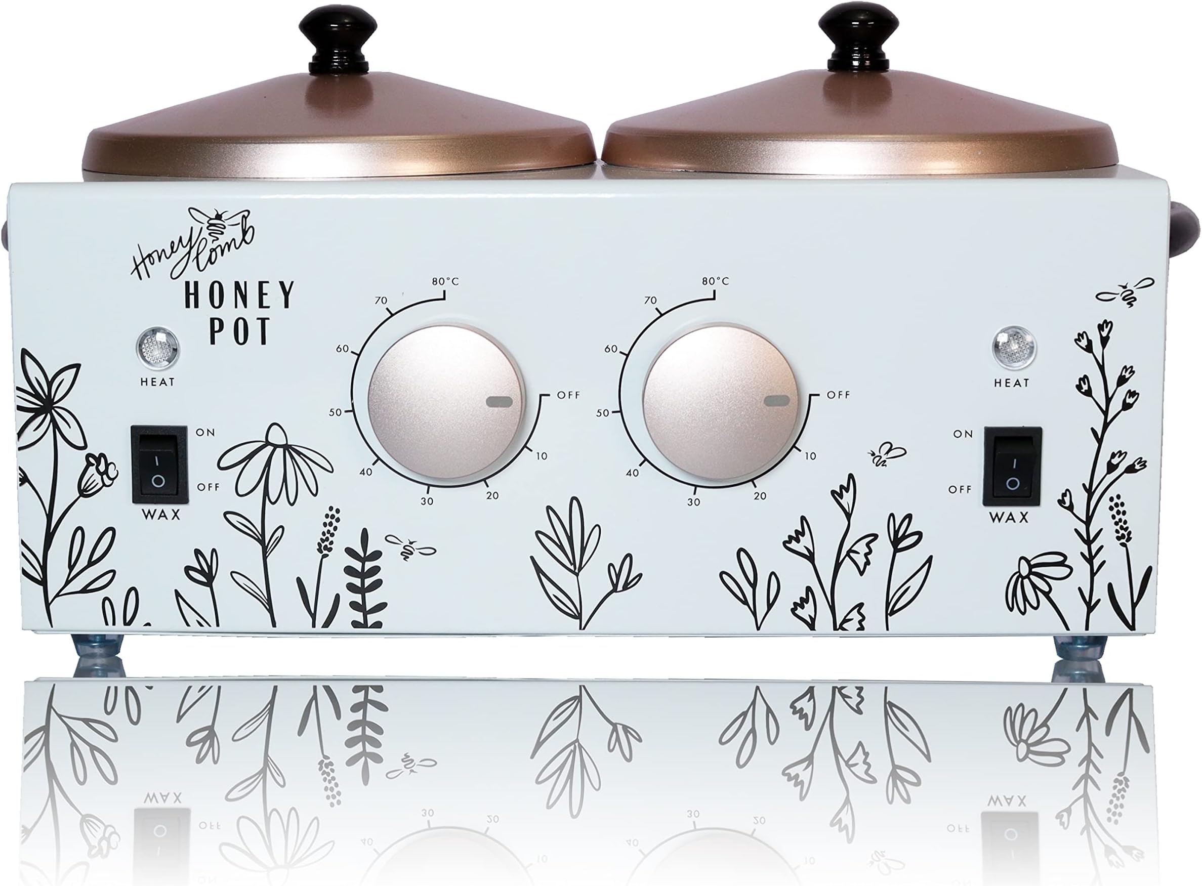 Amazon.com: Honeycomb Wax Company Double Honey Pot - 2 lbs Capacity ...