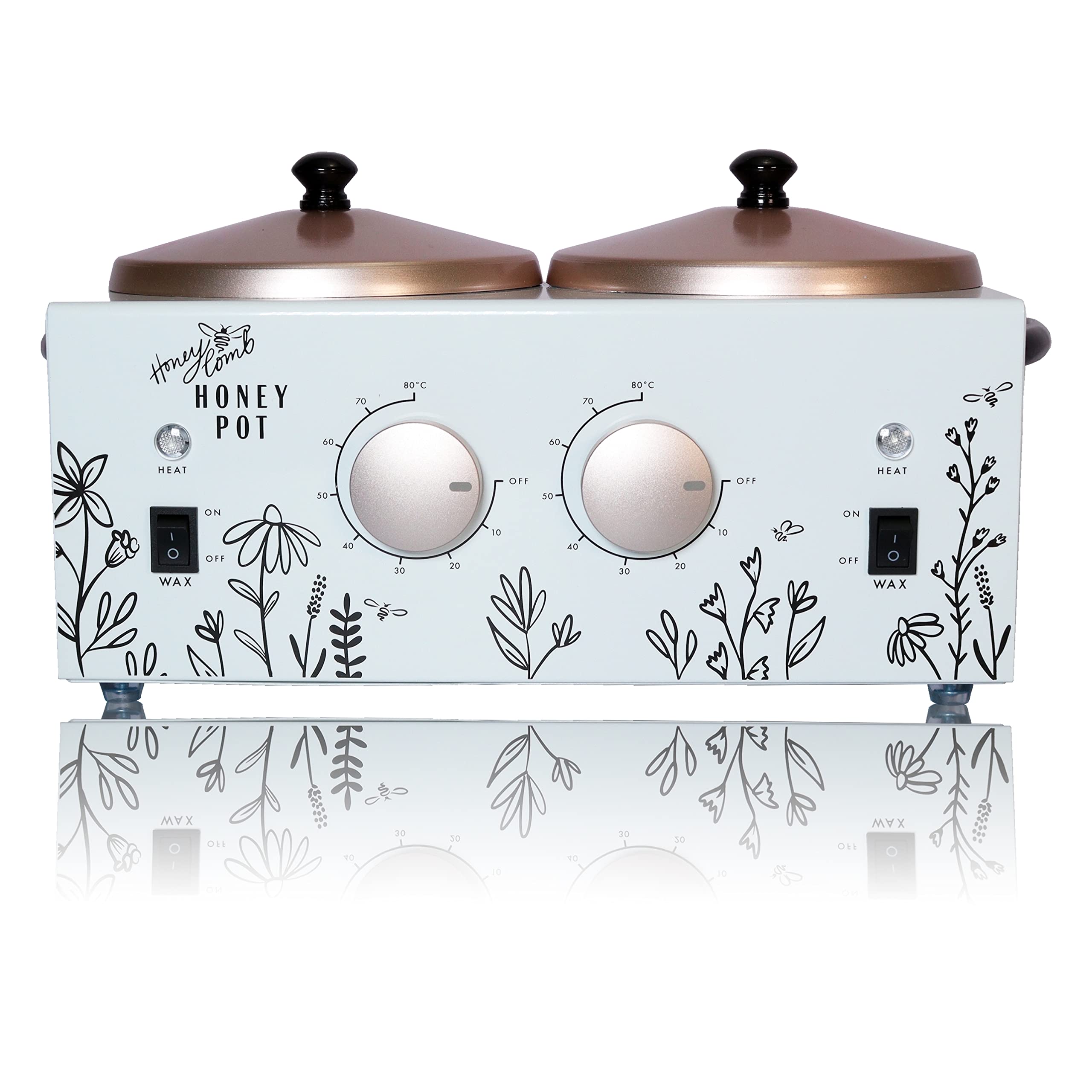 Amazon.com: Honeycomb Wax Company Double Honey Pot - 2 lbs Capacity ...