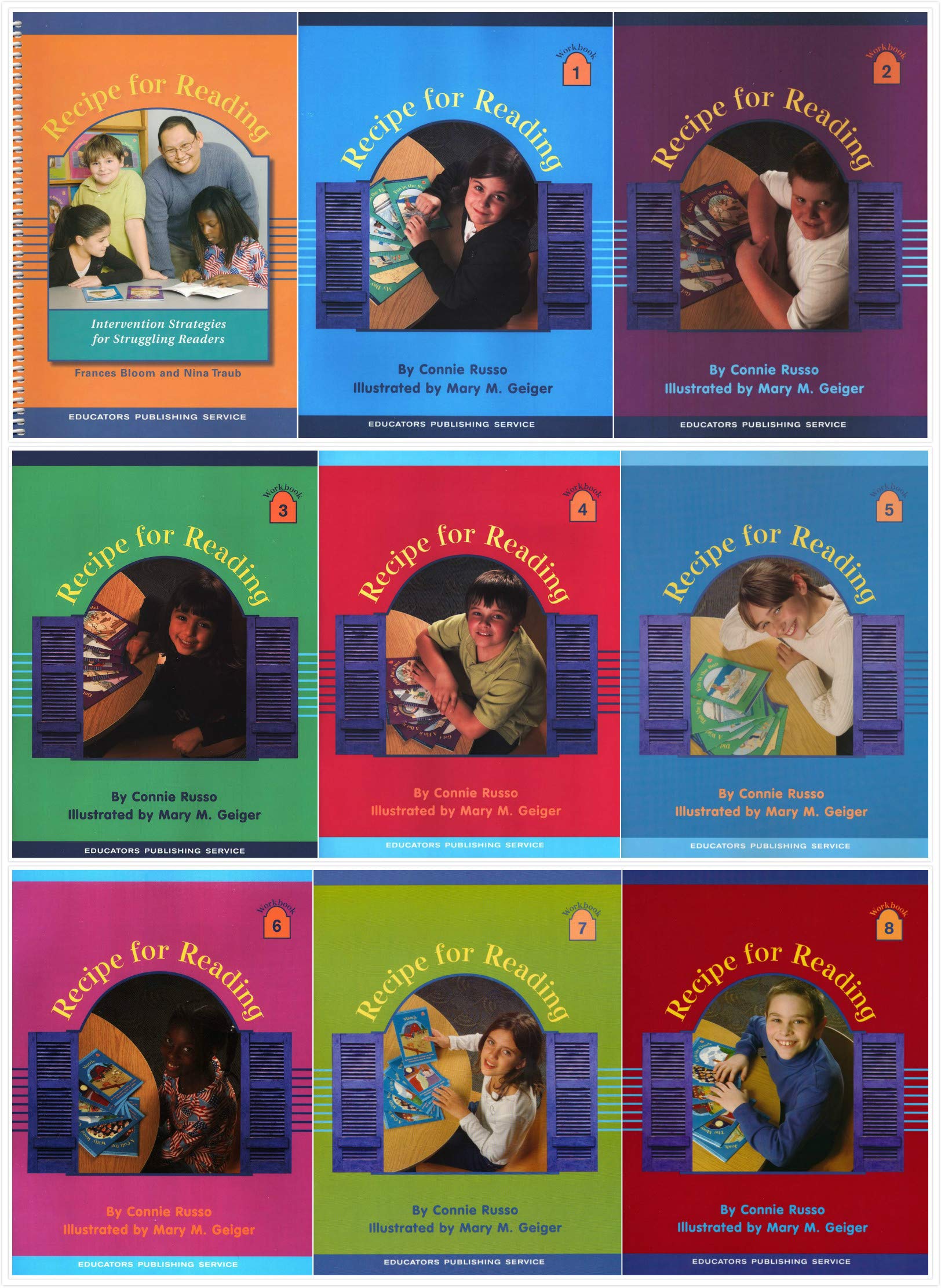 Recipe For Reading Complete 9 Books SET: Workbook 1-8 and Manual Book ...