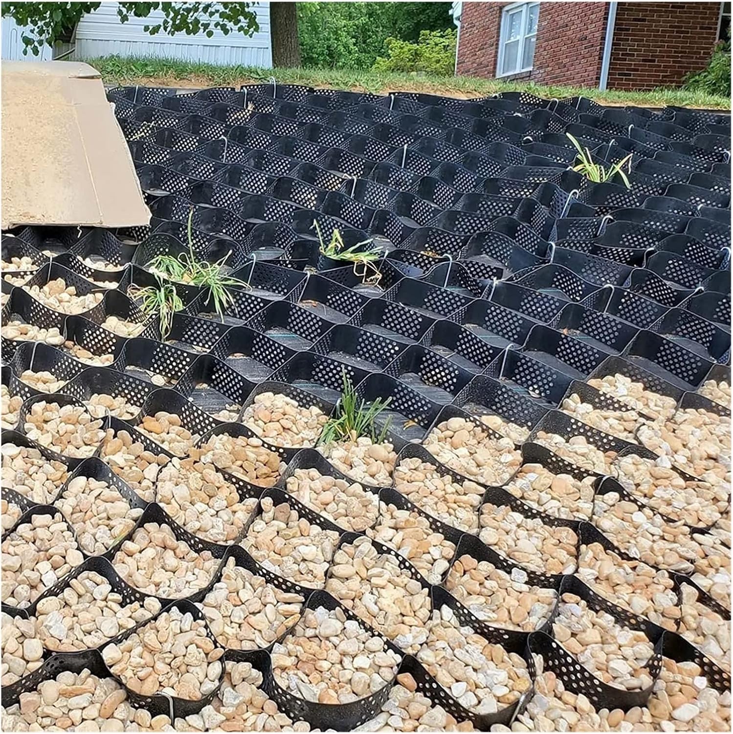 Buy HDYZJQ Slope Ground Grid Stabilizer for Outdoor Courtyard ...