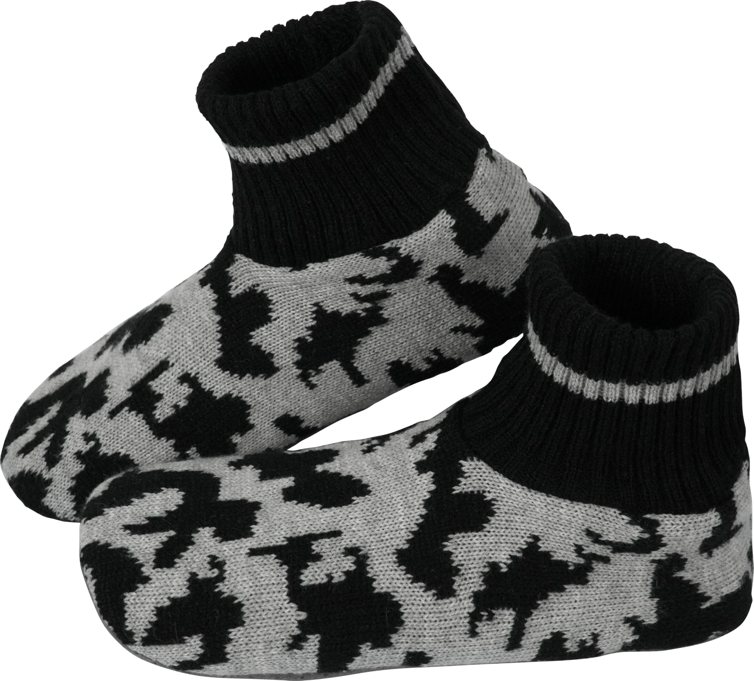 Amazon.com: BenSorts Men Fuzzy Slipper Socks with Grippers Non Slip ...