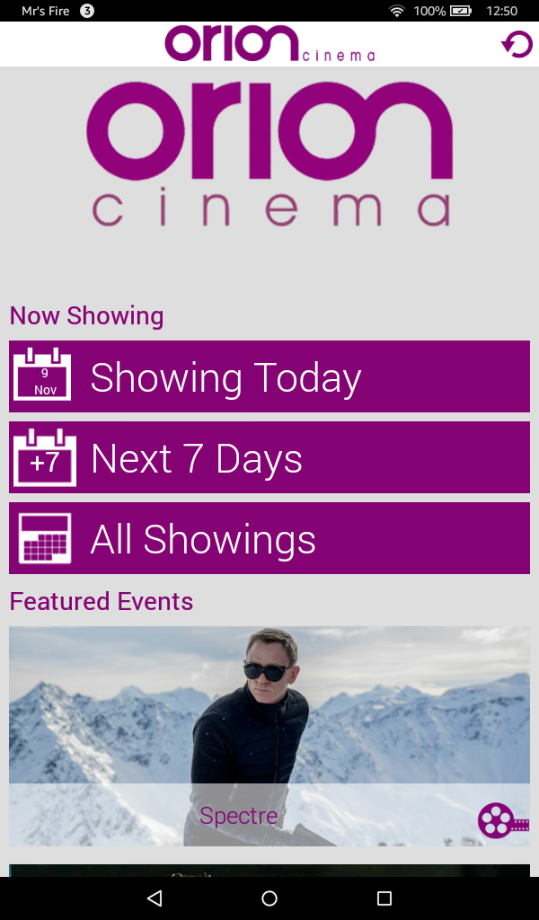 Orion Cinema Burgess Hill - App on Amazon Appstore