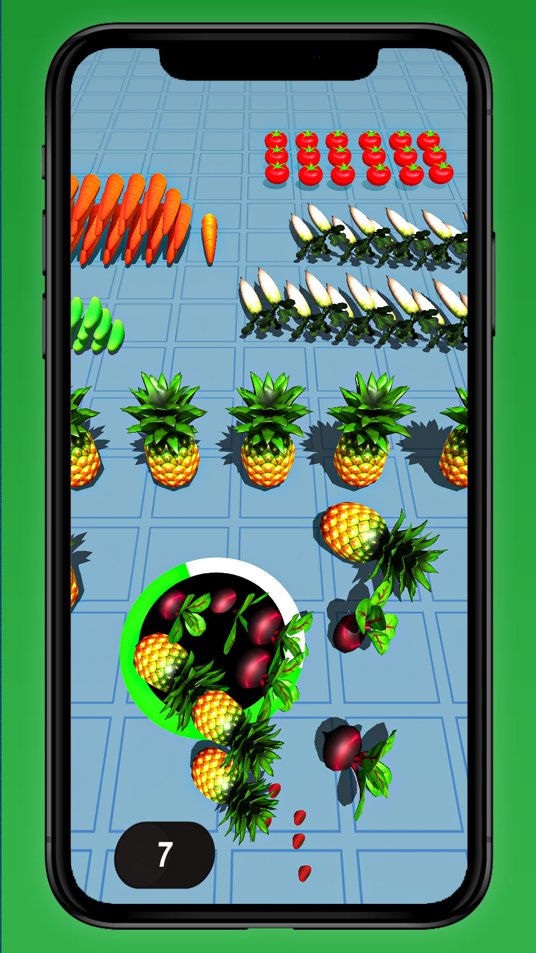 Hole and Fill Up Rush: Black Hole Collect Master Food Sorting 3D - Hole ...