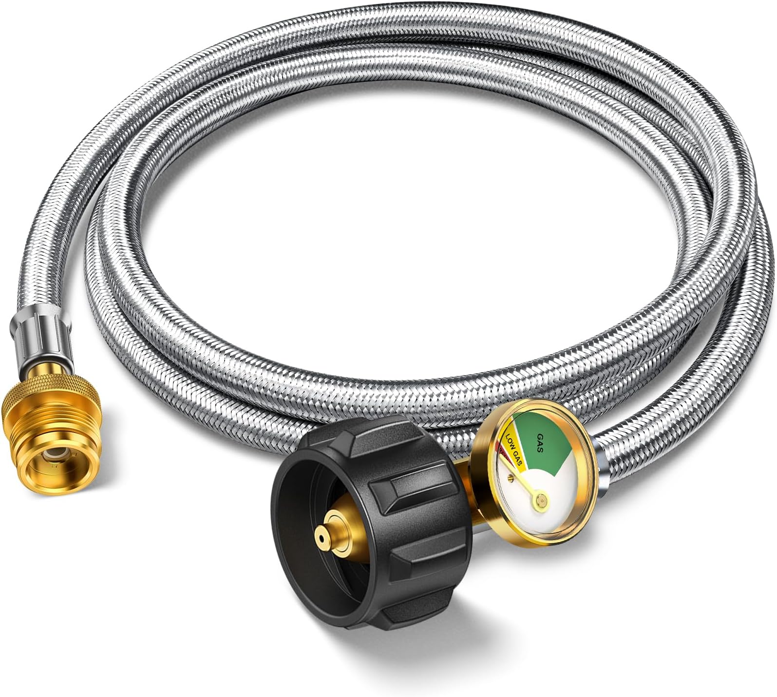 Amazon.com : MOFLAME 6Feet Propane Adapter Hose 1 lb to 20 lb Converter ...