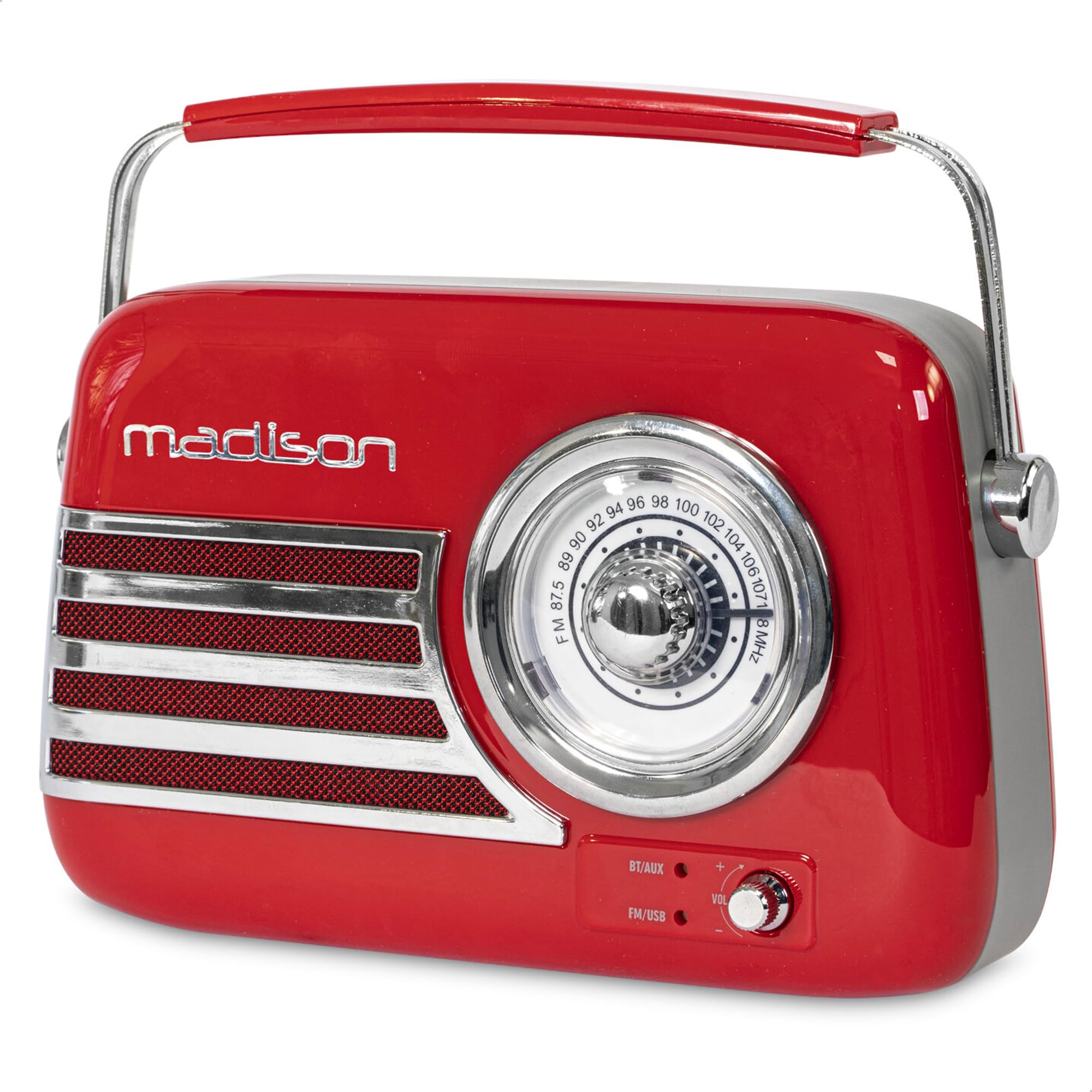 MADISON - FREESOUND-VR40R - Radio Vintage de 30W sur Batterie Longue ...