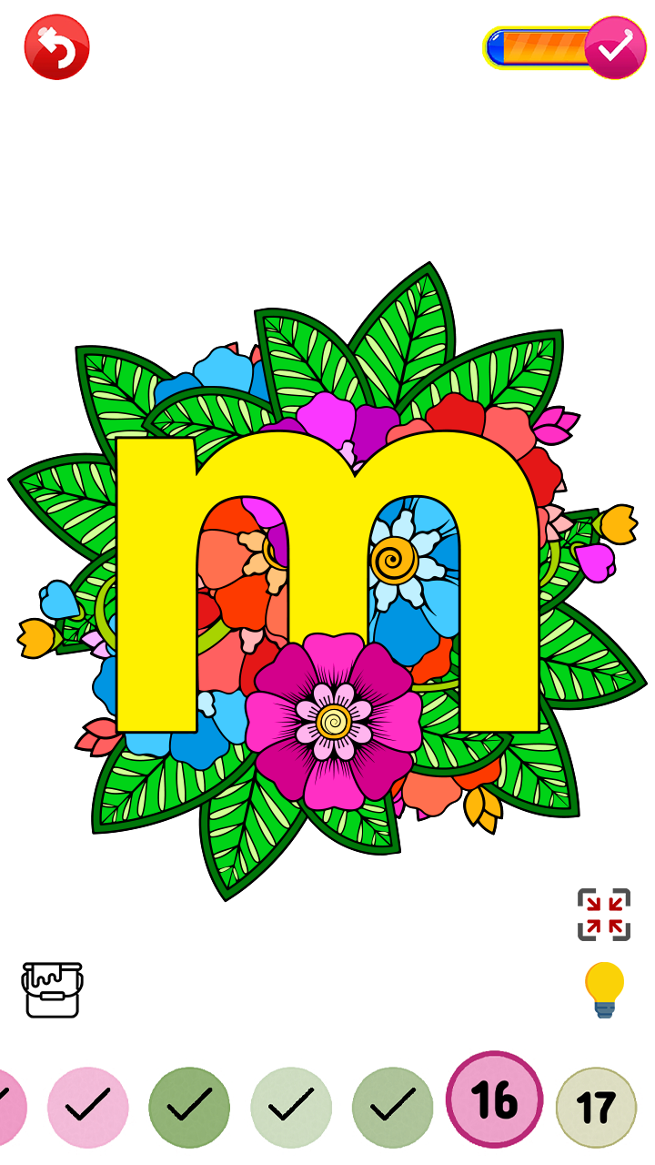 Alphabets Color By Number - Lore ABC Coloring Game:Amazon.com.br ...