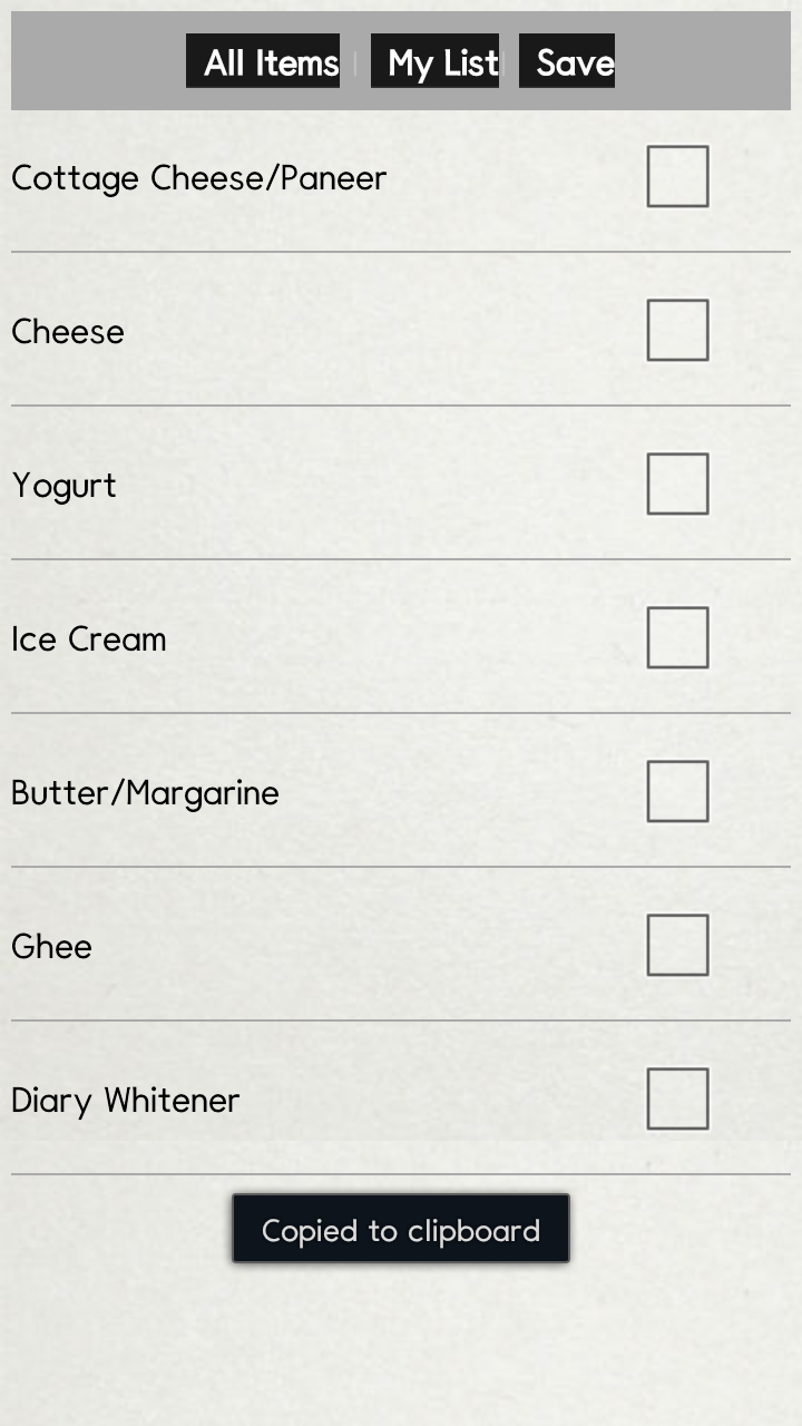 My Grocery Checklist - App on Amazon Appstore