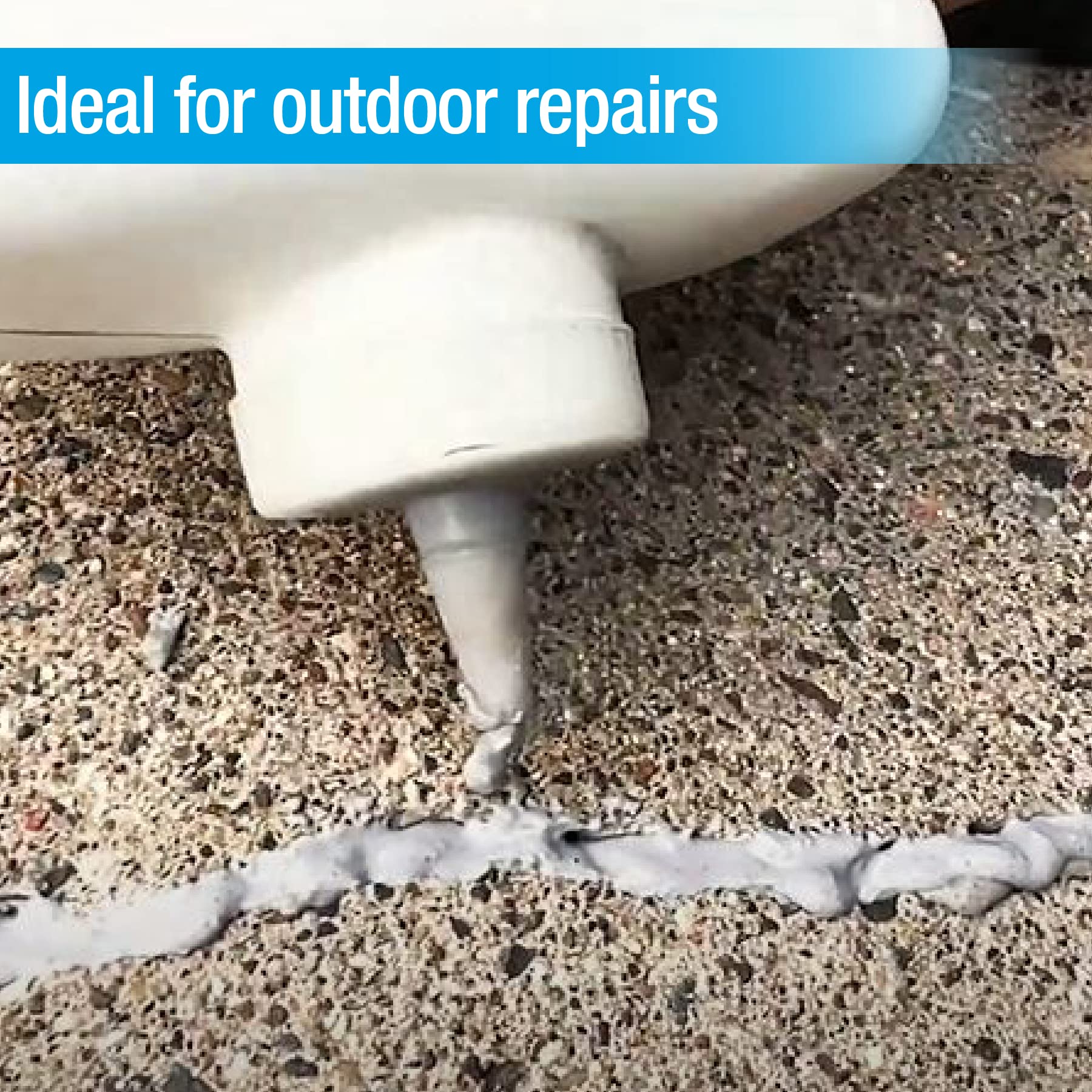 Snapklik.com : Akona Pourable Gray Concrete Crack Filler - Light Gray ...