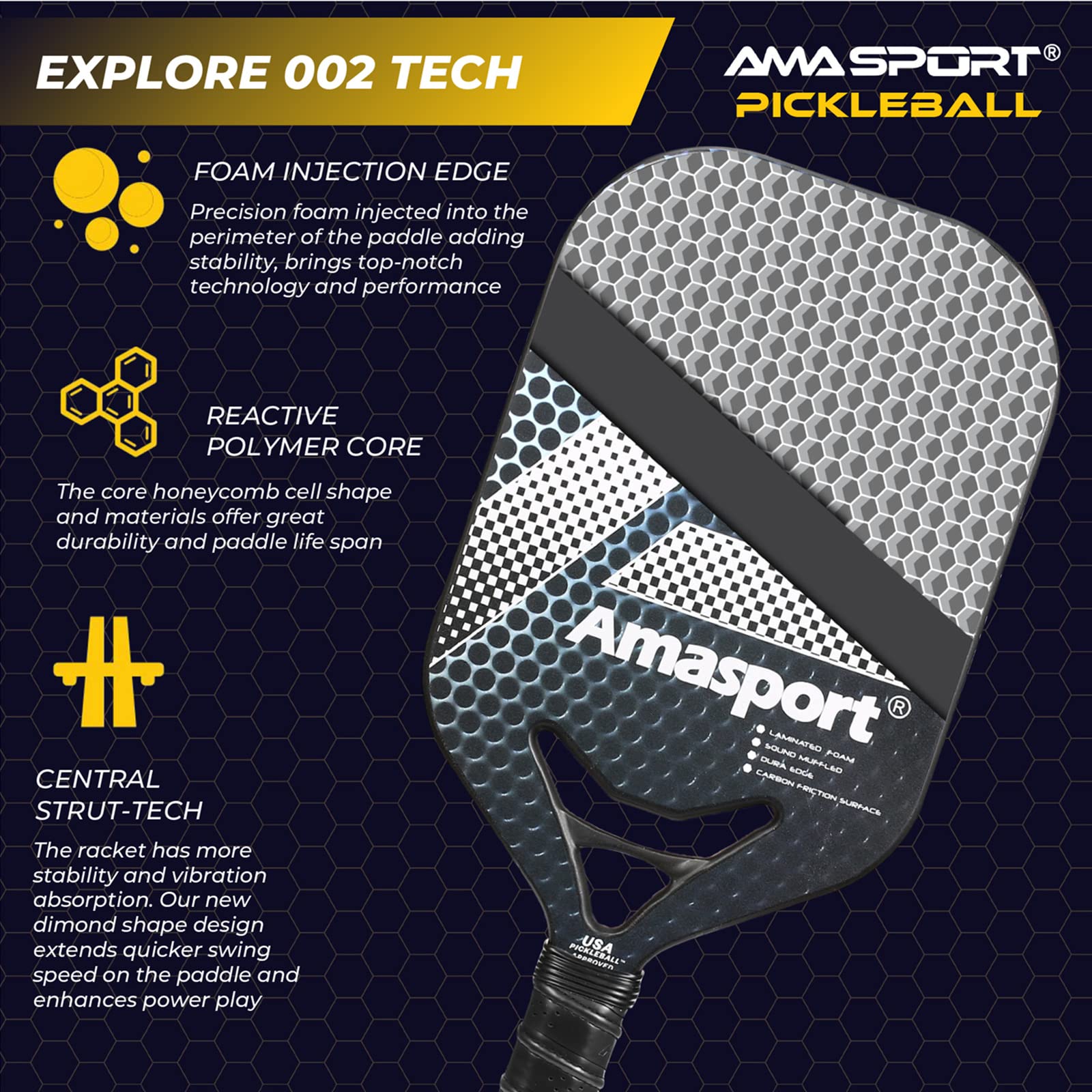 Snapklik.com : PICKLETECH Matrix Pickleball Paddle Explore 003 ...