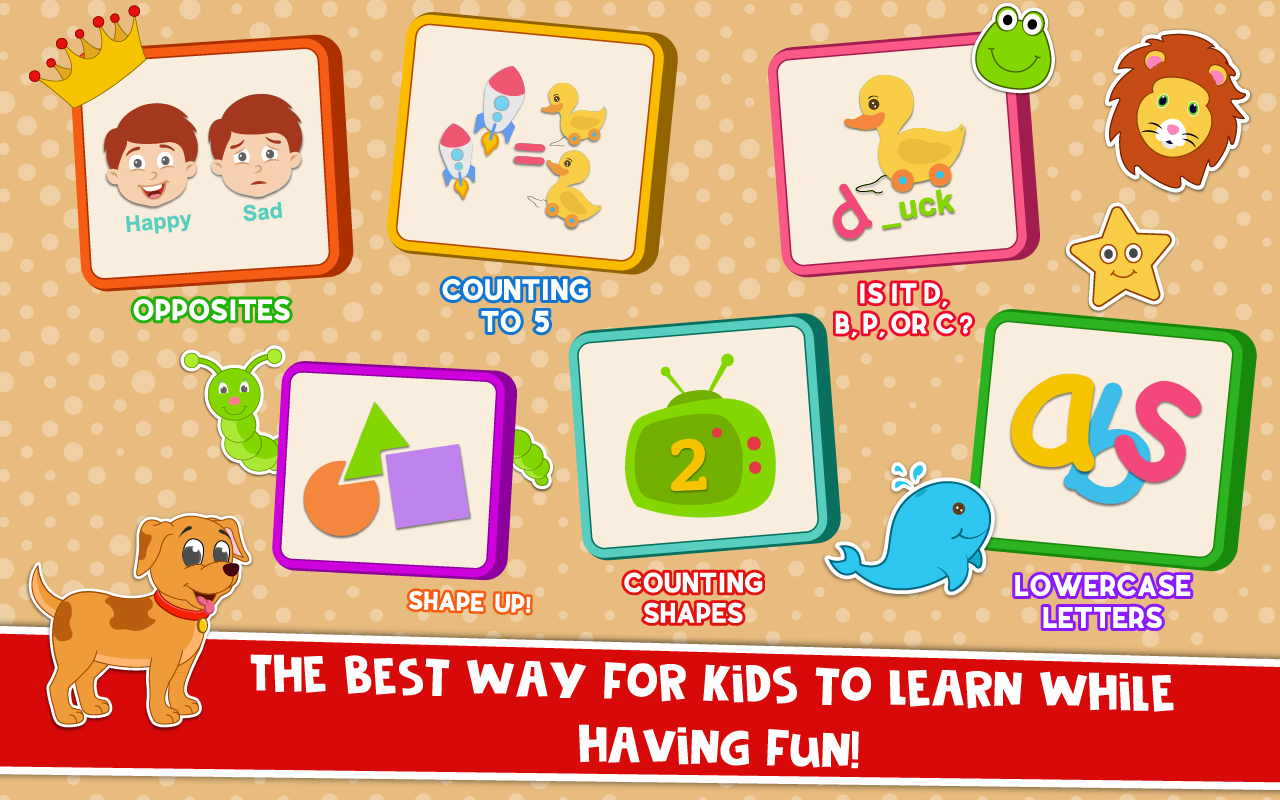 Tiny Learner - Kids Free Educational Learning Puzzle Game - App on the ...