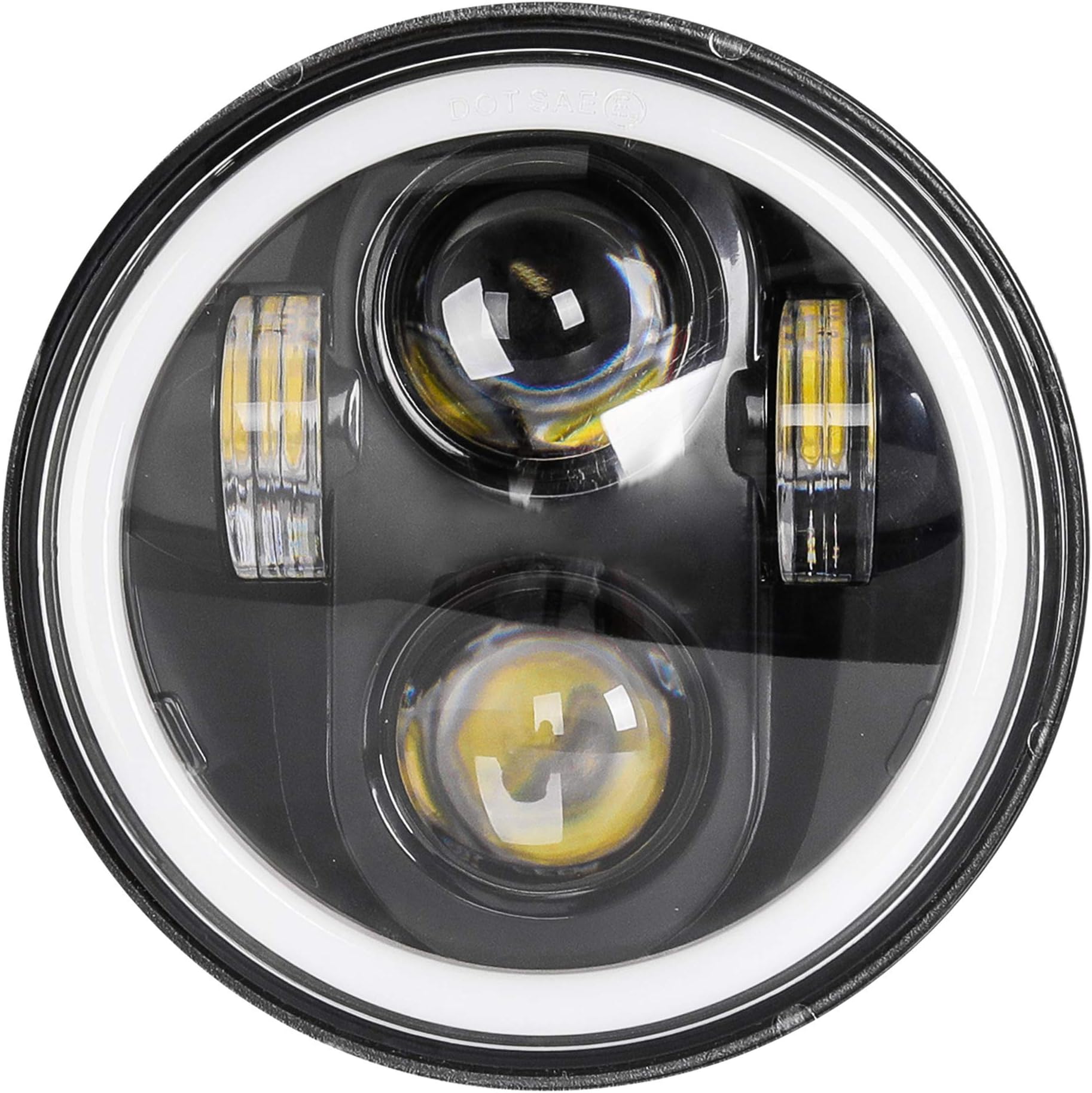 Amazon.com: SKTYANTS 5 3/4 led headlight motorcycle Round Motorcycle ...