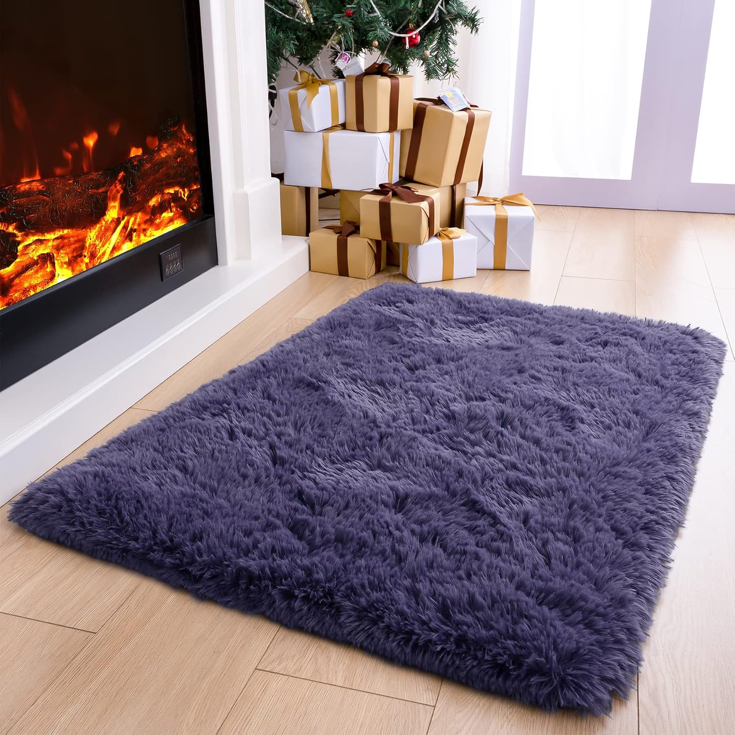 Noahas – Alfombra de lujo mullida ultrasuave para dormitorio, sala de ...