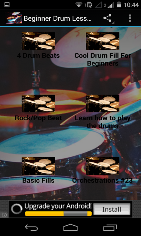 Beginner Drum Lessons Videos:Amazon.co.uk:Appstore for Android