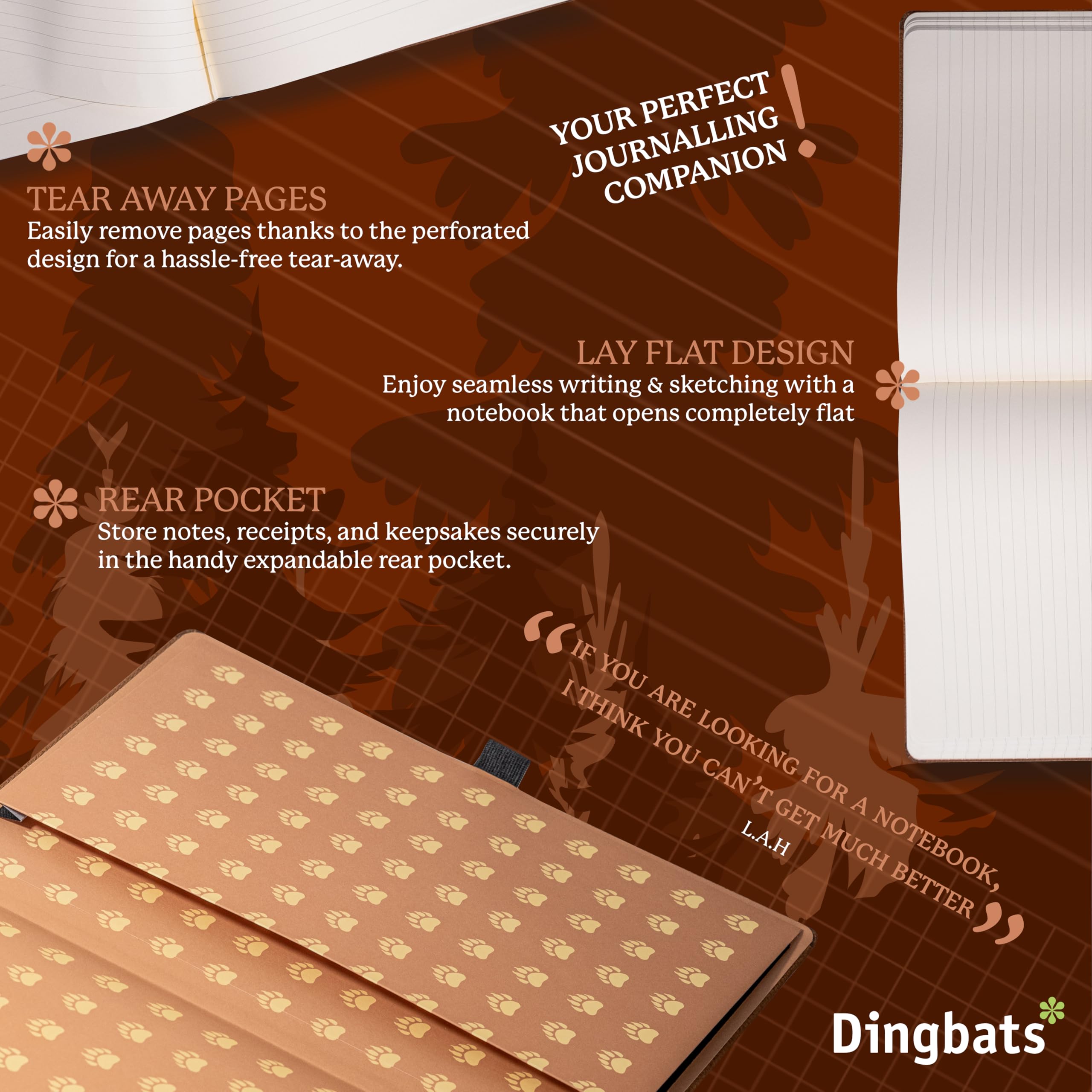 Snapklik.com : Dingbats - Wildlife A4 Blank Notebook - Extra Large ...