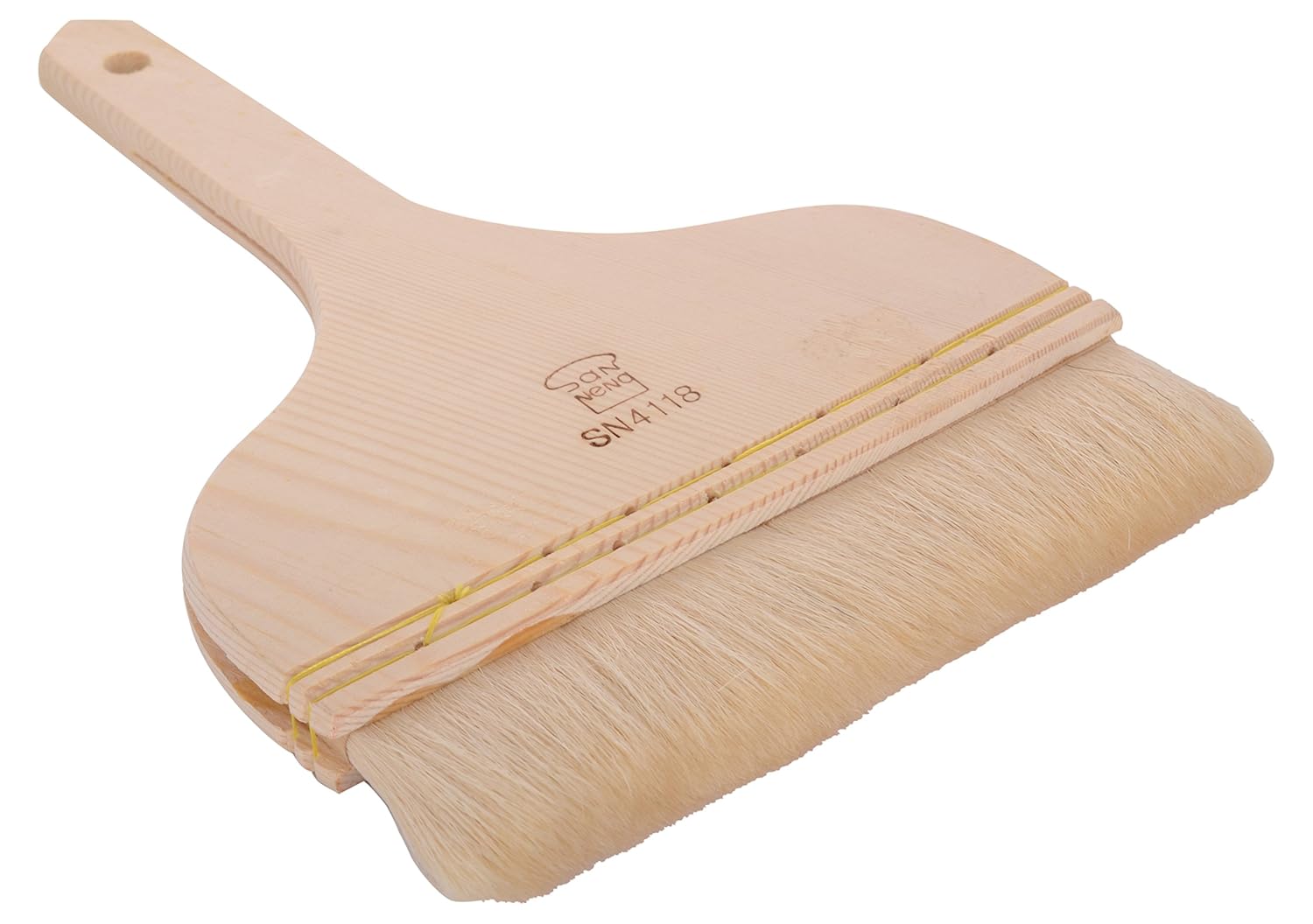 Buy Sanneng Wool & Wood Blend Pastry Brush, 235mm x 150mm x 35mm by ...