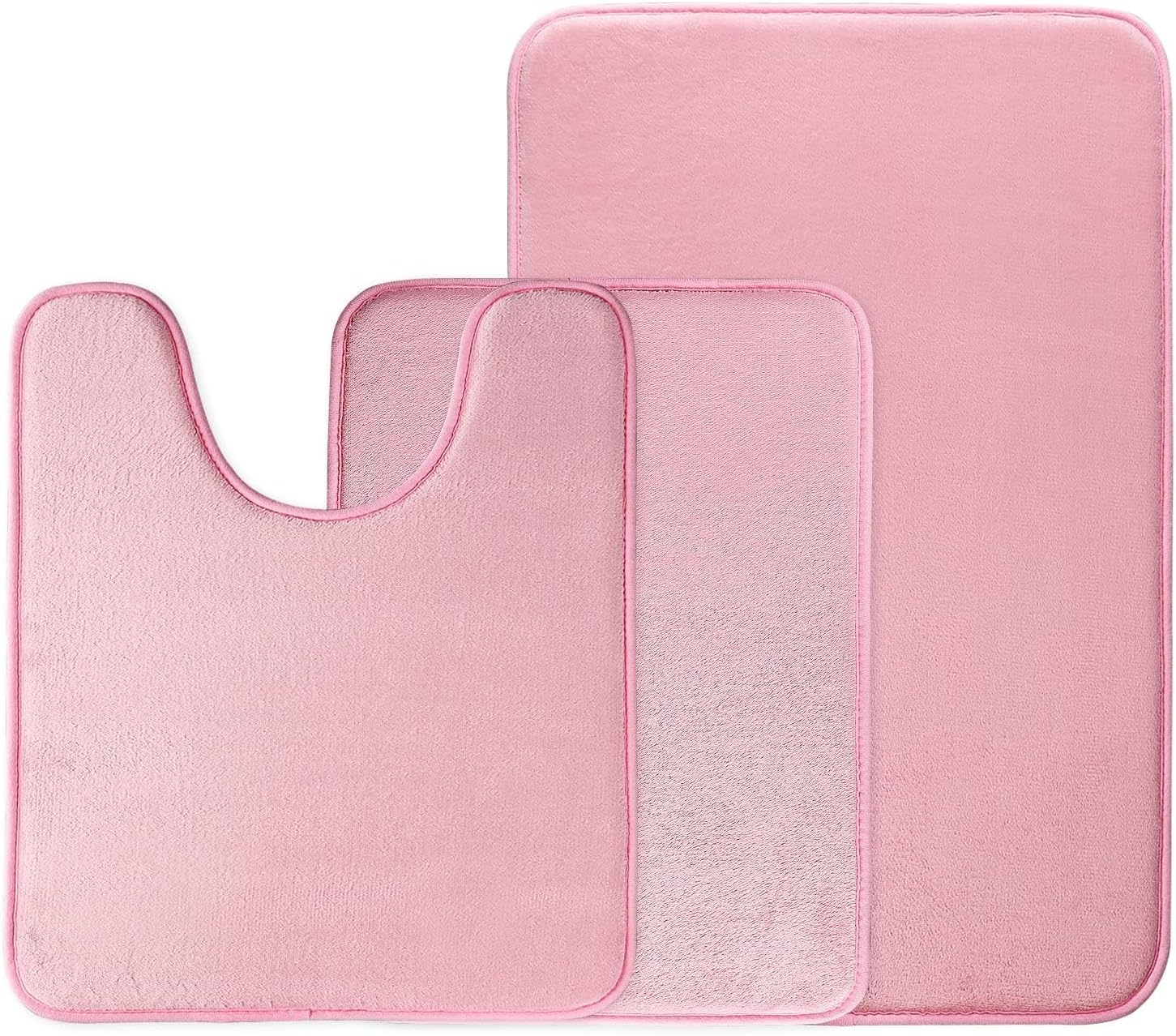 Amazon.com: BH Home & Linen 5-Piece Luxurious Ultrasoft Bath Rugs Set ...