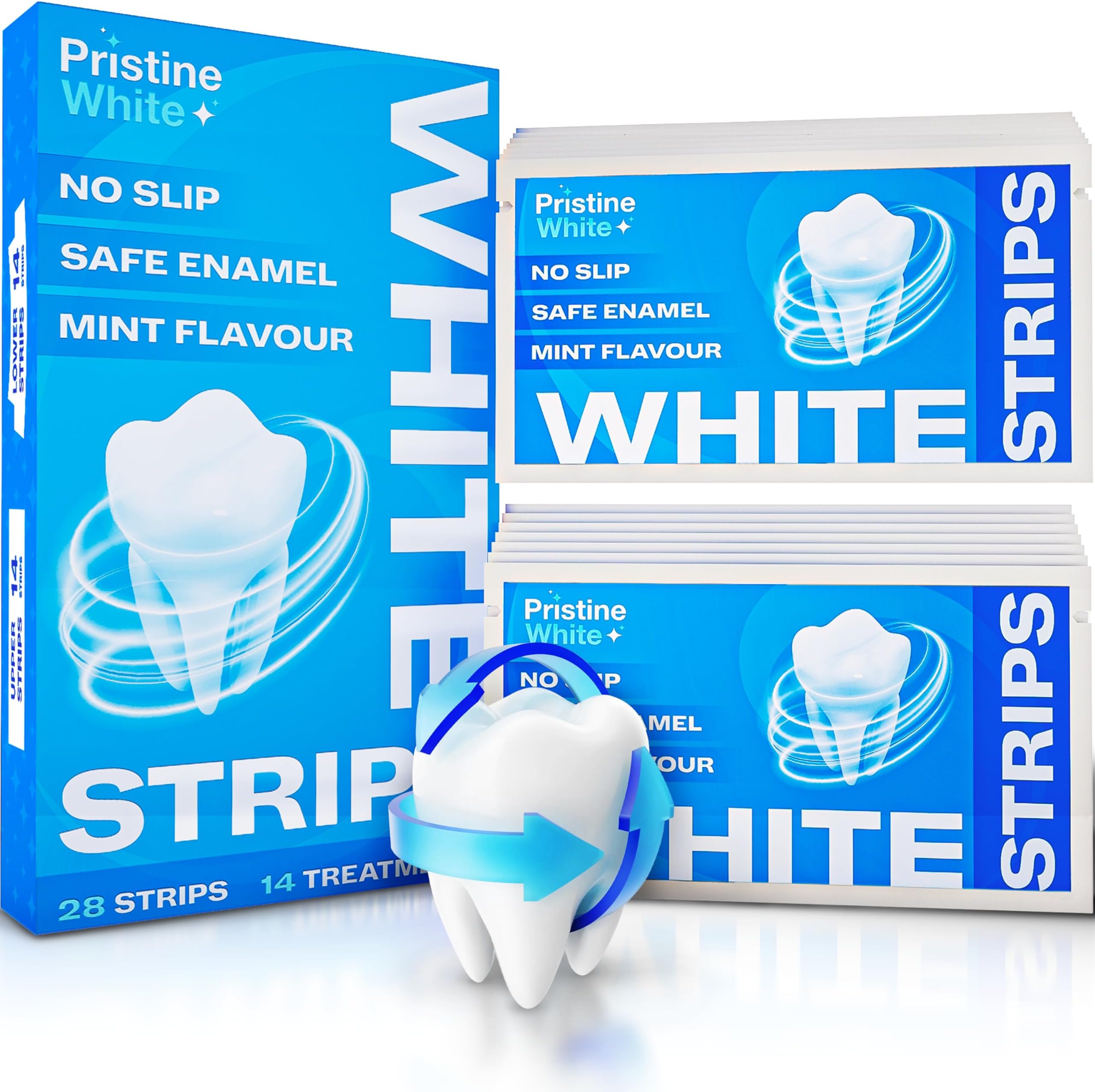 Amazon.com : Teeth Whitening Strips for Teeth Sensitive: 56 Whitening ...