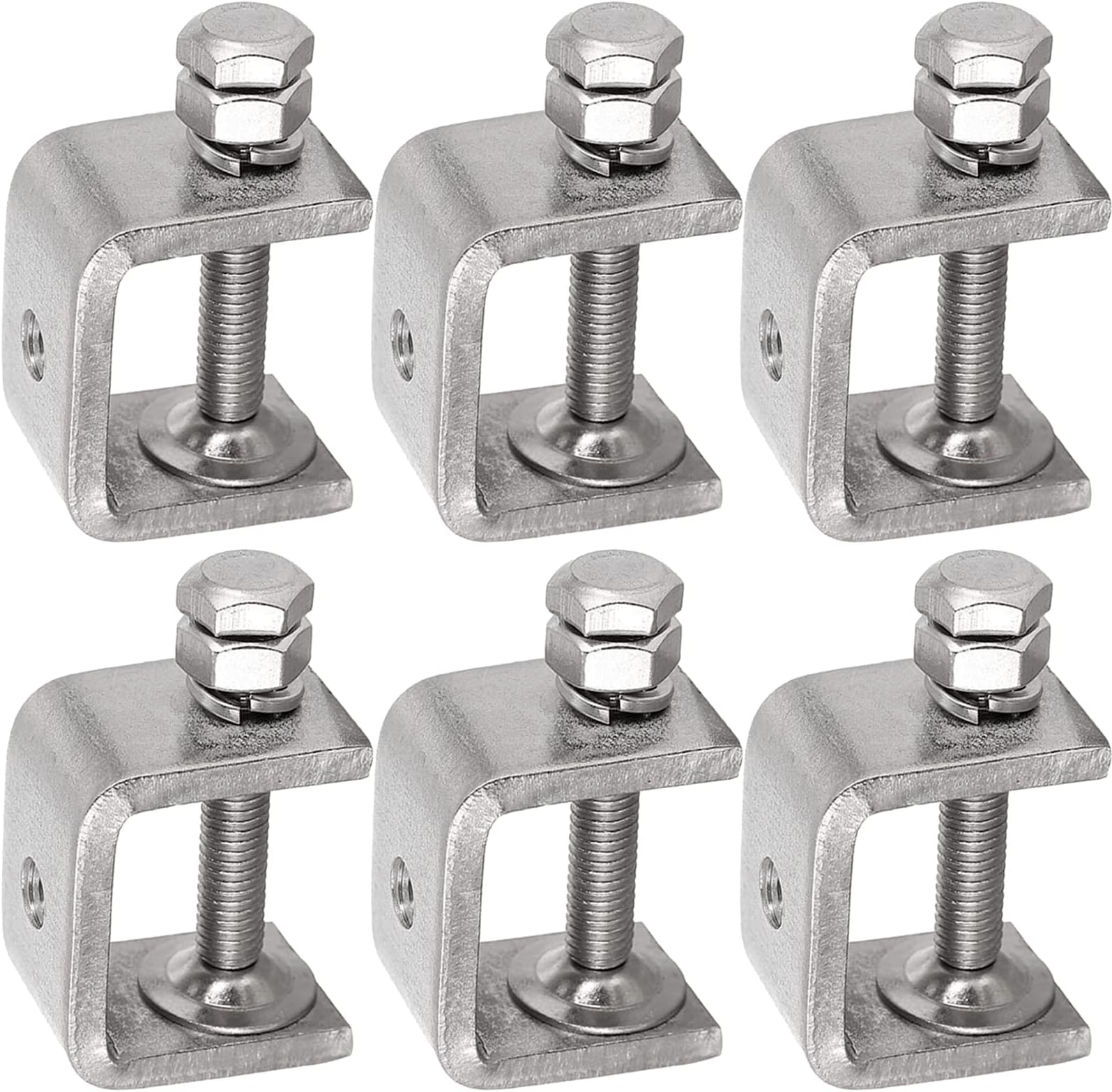 10Pcs Stainless Steel C Clamps Tiger Clamp Woodworking Clamp Heavy Duty ...