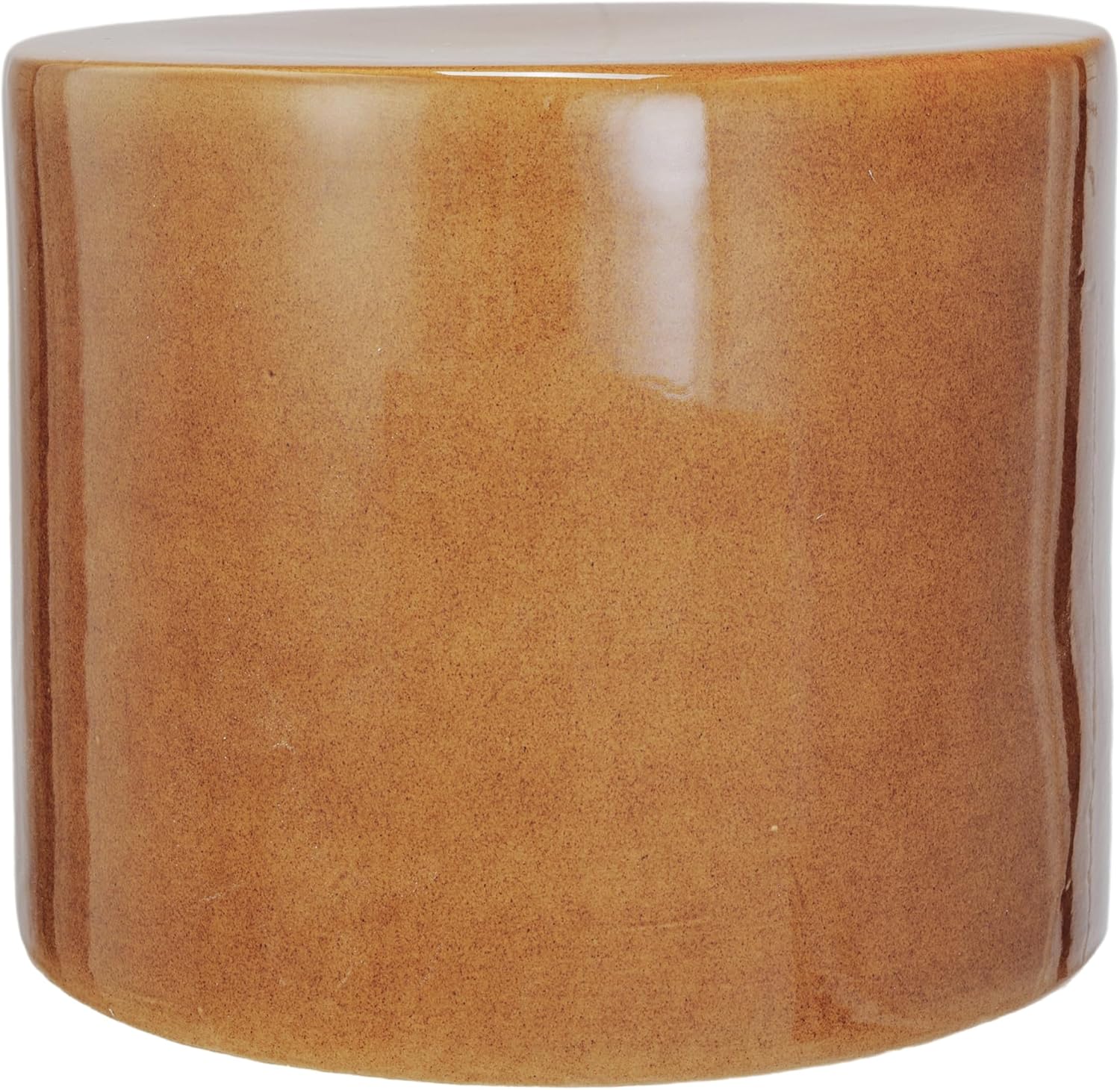 Amazon.com: Creative Co-Op Stoneware Round Stool with Reactive Glaze ...