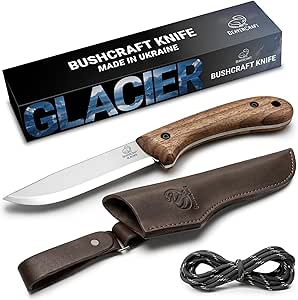 Amazon.com : BeaverCraft Bushcraft Knife Full Tang Fixed Blade for ...