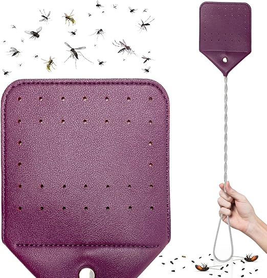 Amazon.com: Fly Swatter Heavy Duty Vegan Leather, 21" Thicker Extra ...